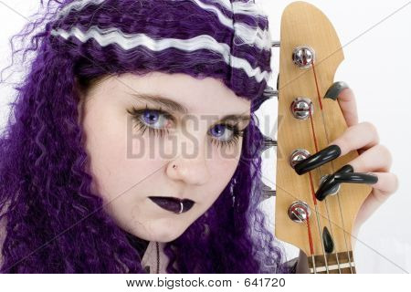 Goth Girl Bass Player Image & Photo (Free Trial) | Bigstock
