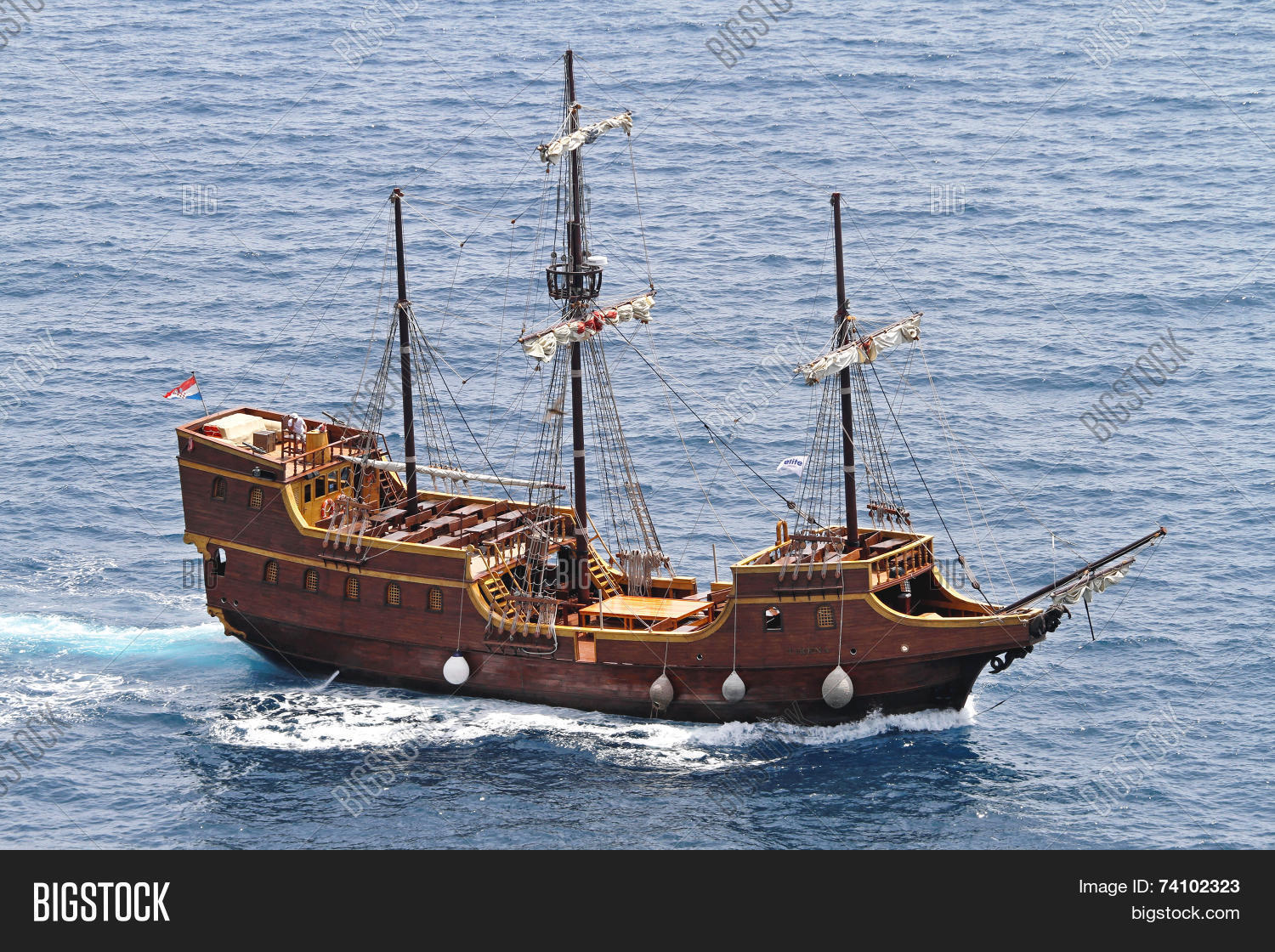 Galley Ship Image & Photo (Free Trial) | Bigstock