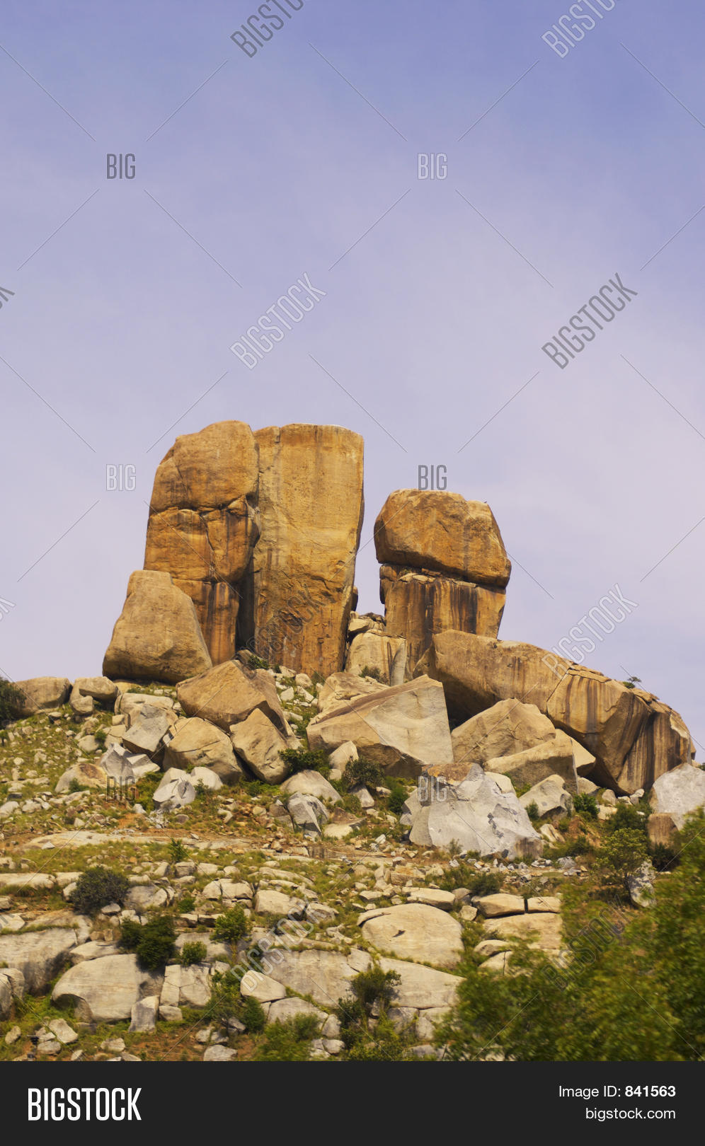 Low Angle View Rock Image & Photo (Free Trial) | Bigstock