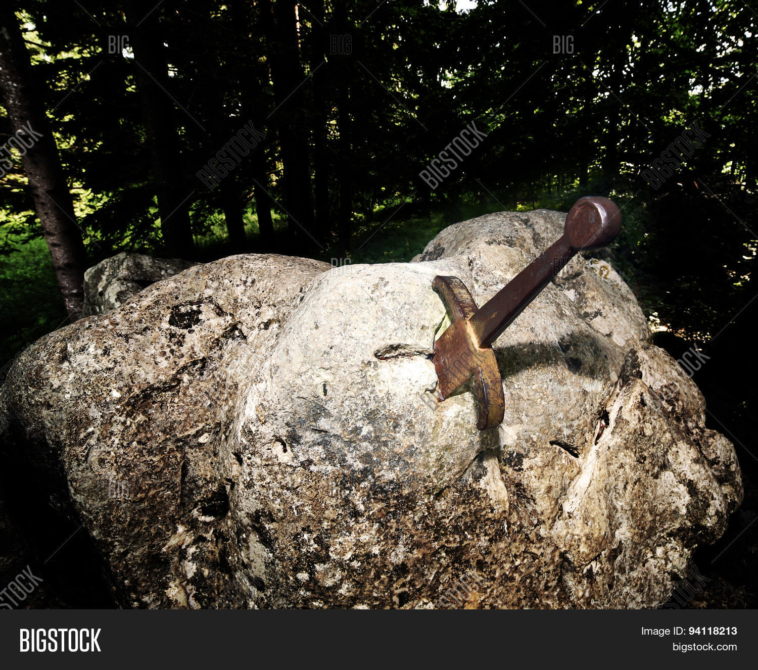 Excalibur Famous Sword Image & Photo (Free Trial) | Bigstock