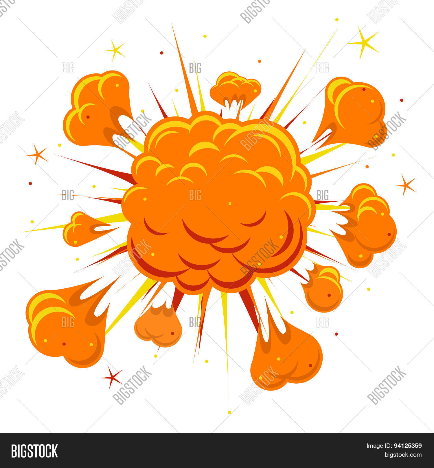 Comic Book Explosion Vector & Photo (Free Trial) | Bigstock