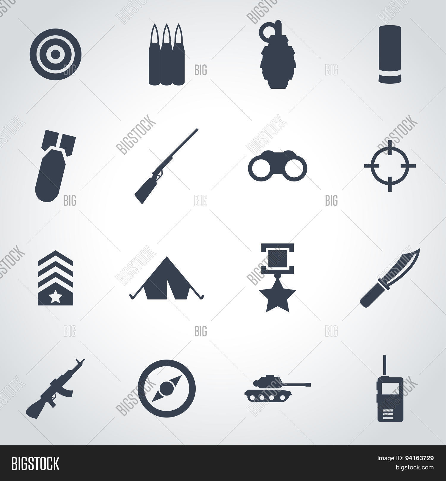 Vector Black Military Vector & Photo (Free Trial) | Bigstock