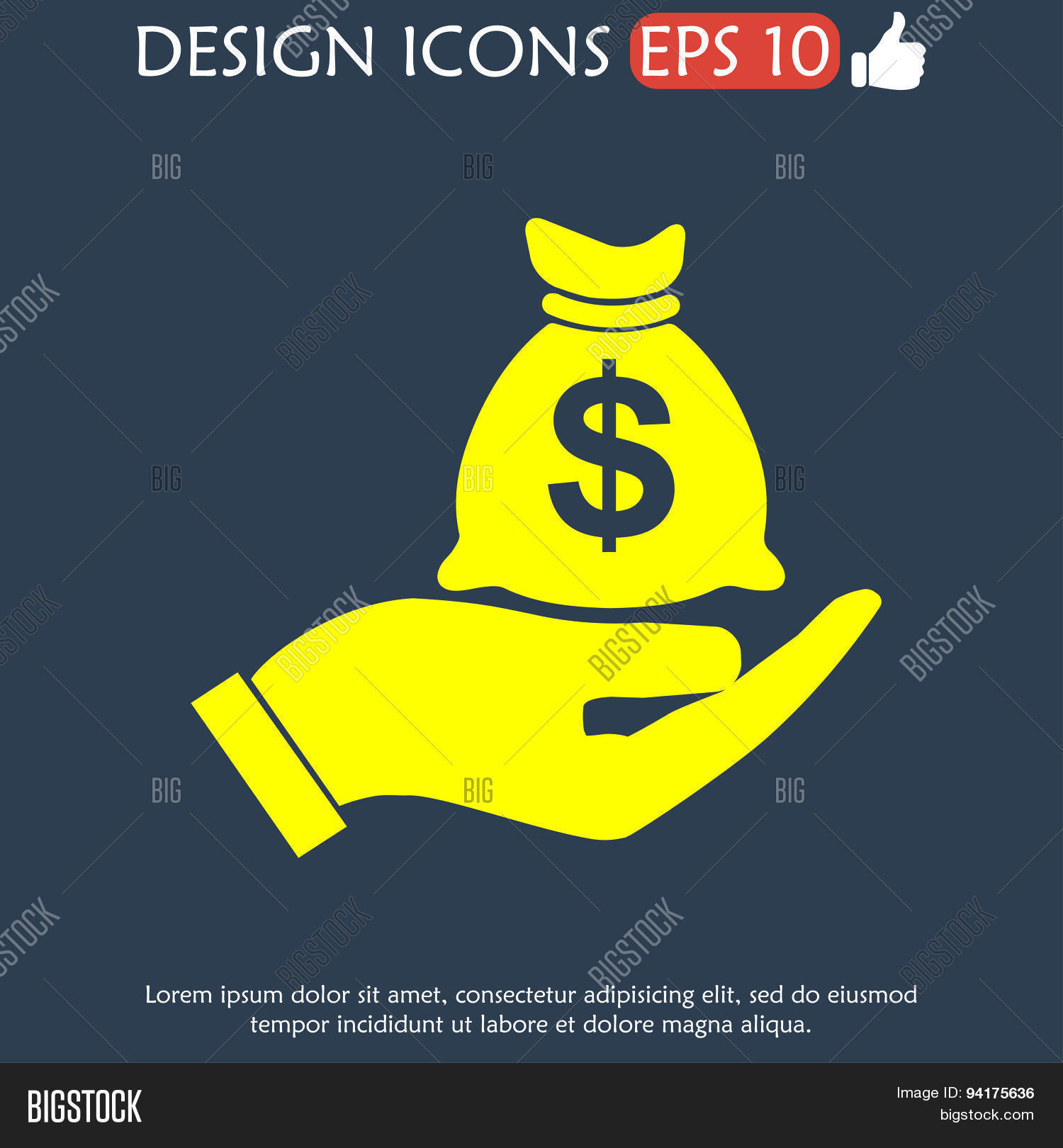 Money Insurance Sign Vector & Photo (Free Trial) | Bigstock