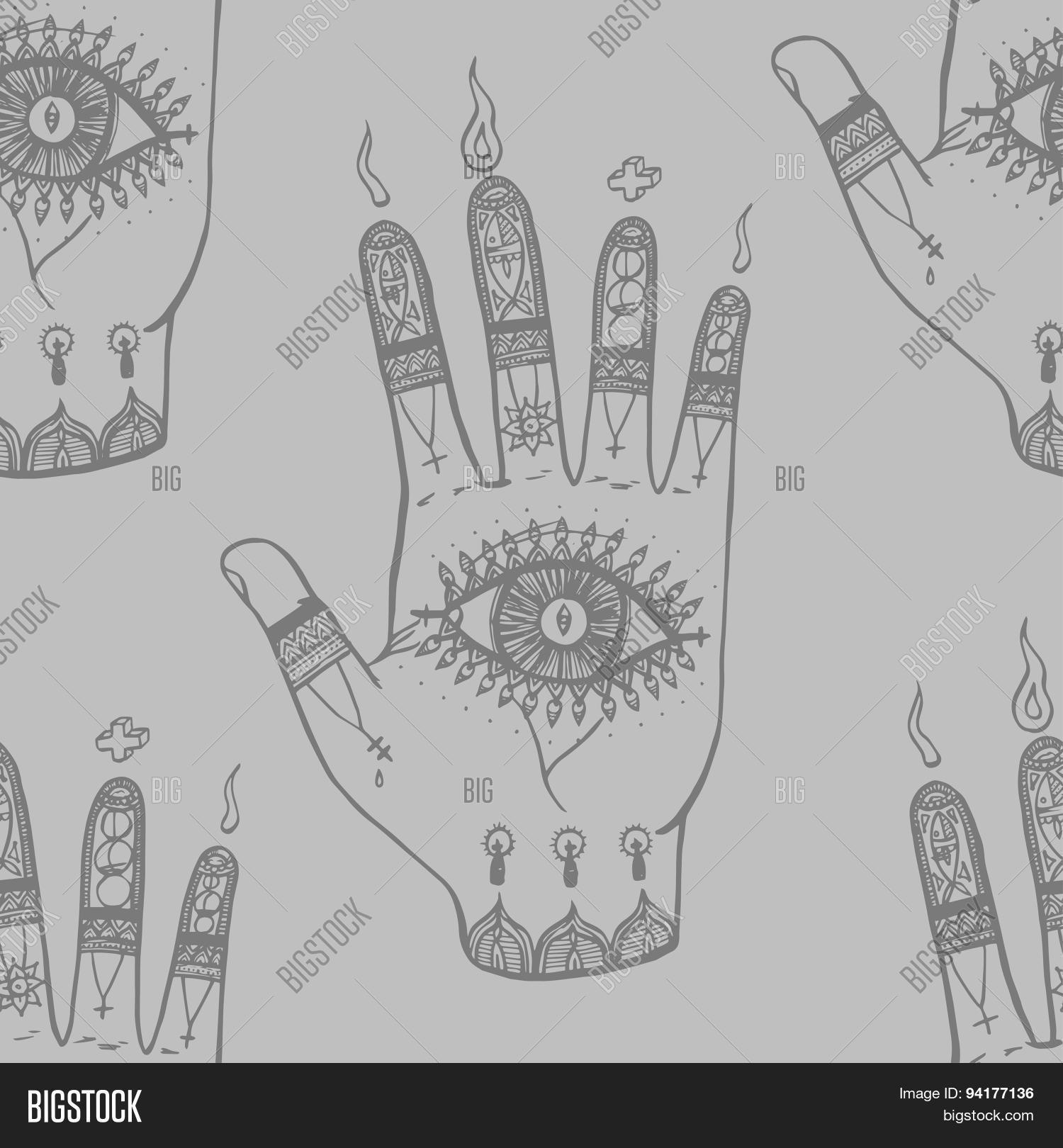 Bohemian Hand Vector & Photo (Free Trial) | Bigstock