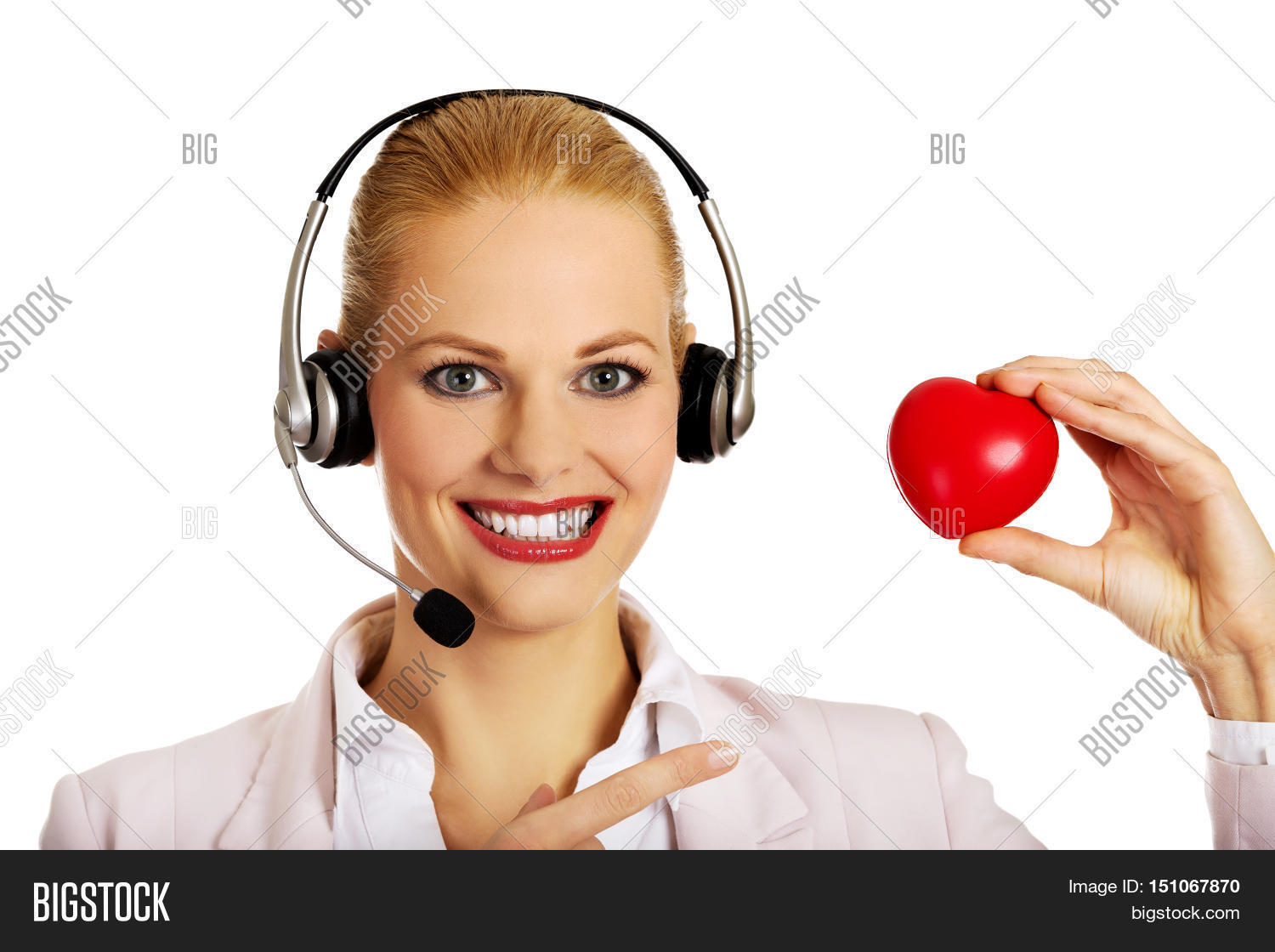 Happy Call Center Image & Photo (Free Trial) | Bigstock