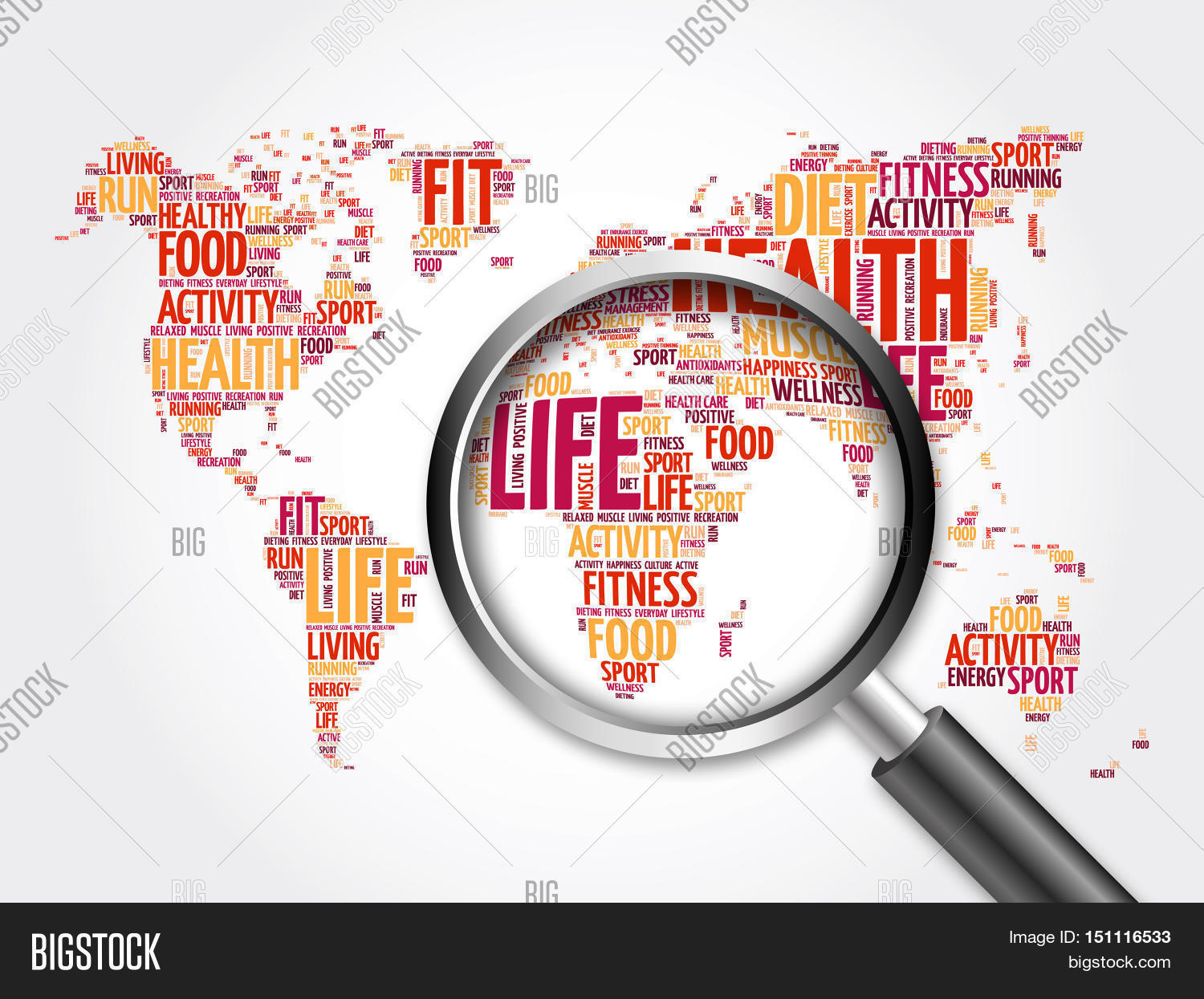 Health Life World Map Image & Photo (Free Trial) | Bigstock