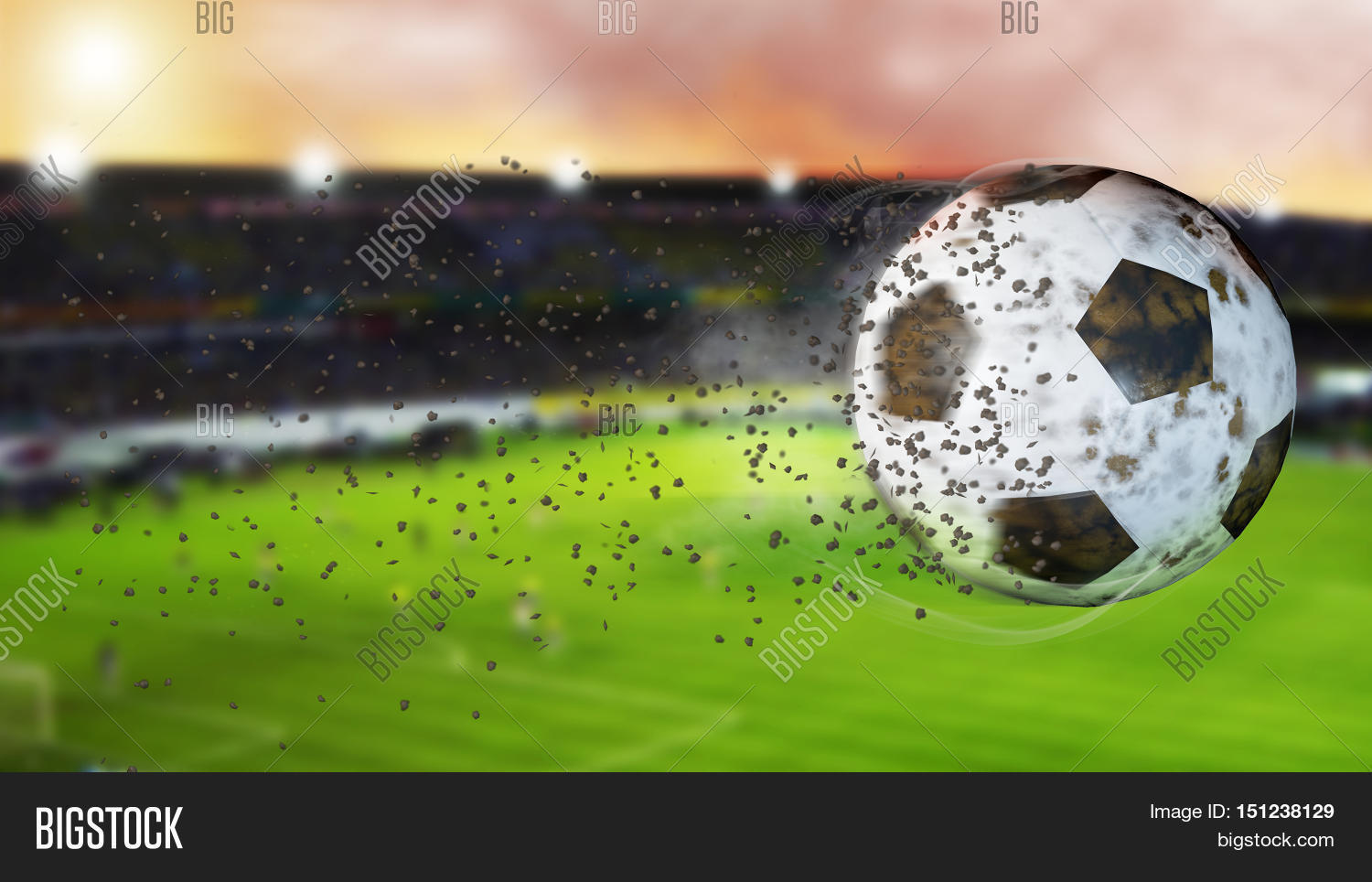 Flying Football Image & Photo (Free Trial) | Bigstock