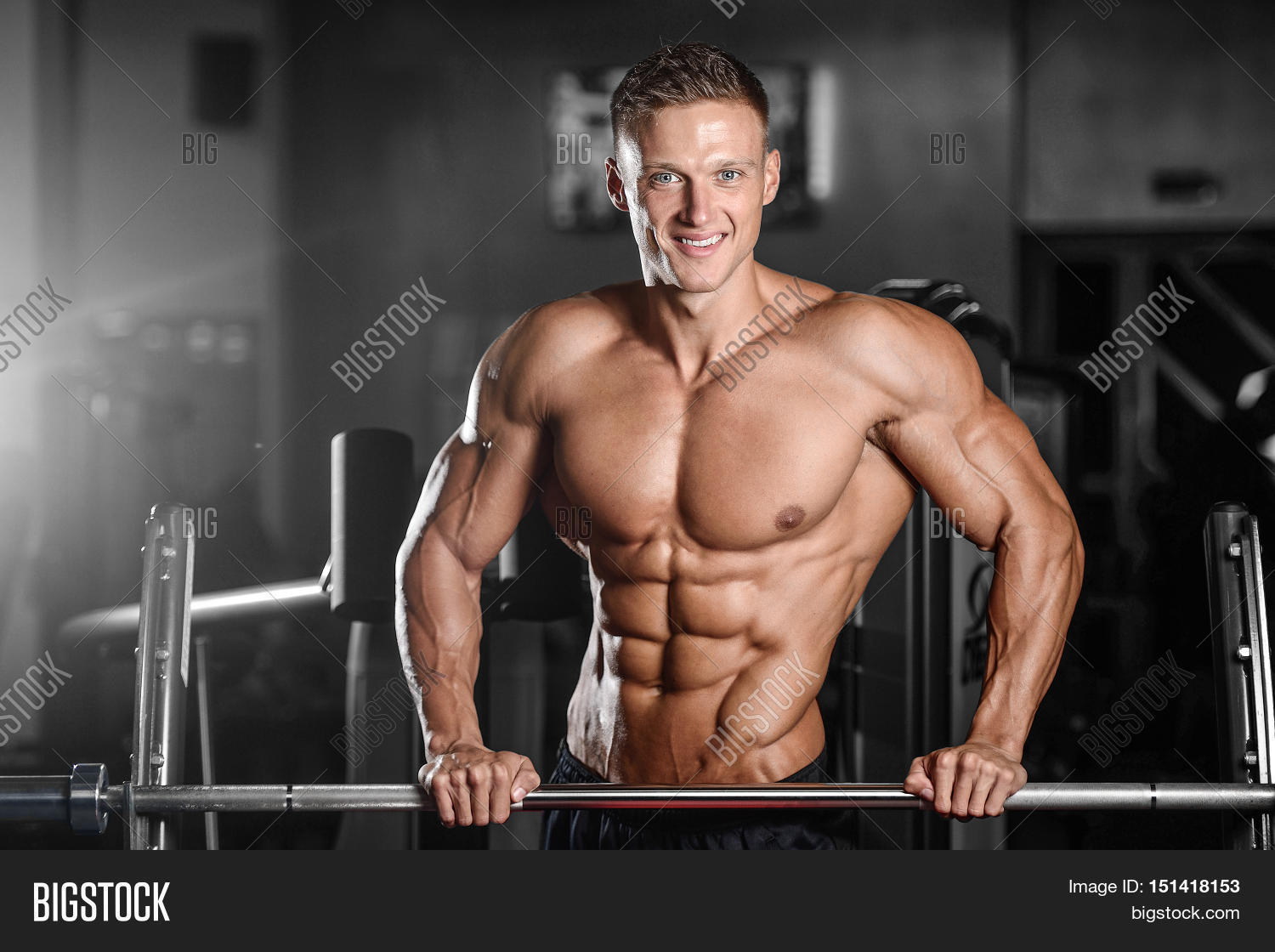 Strong Athletic Man Image & Photo (Free Trial) | Bigstock