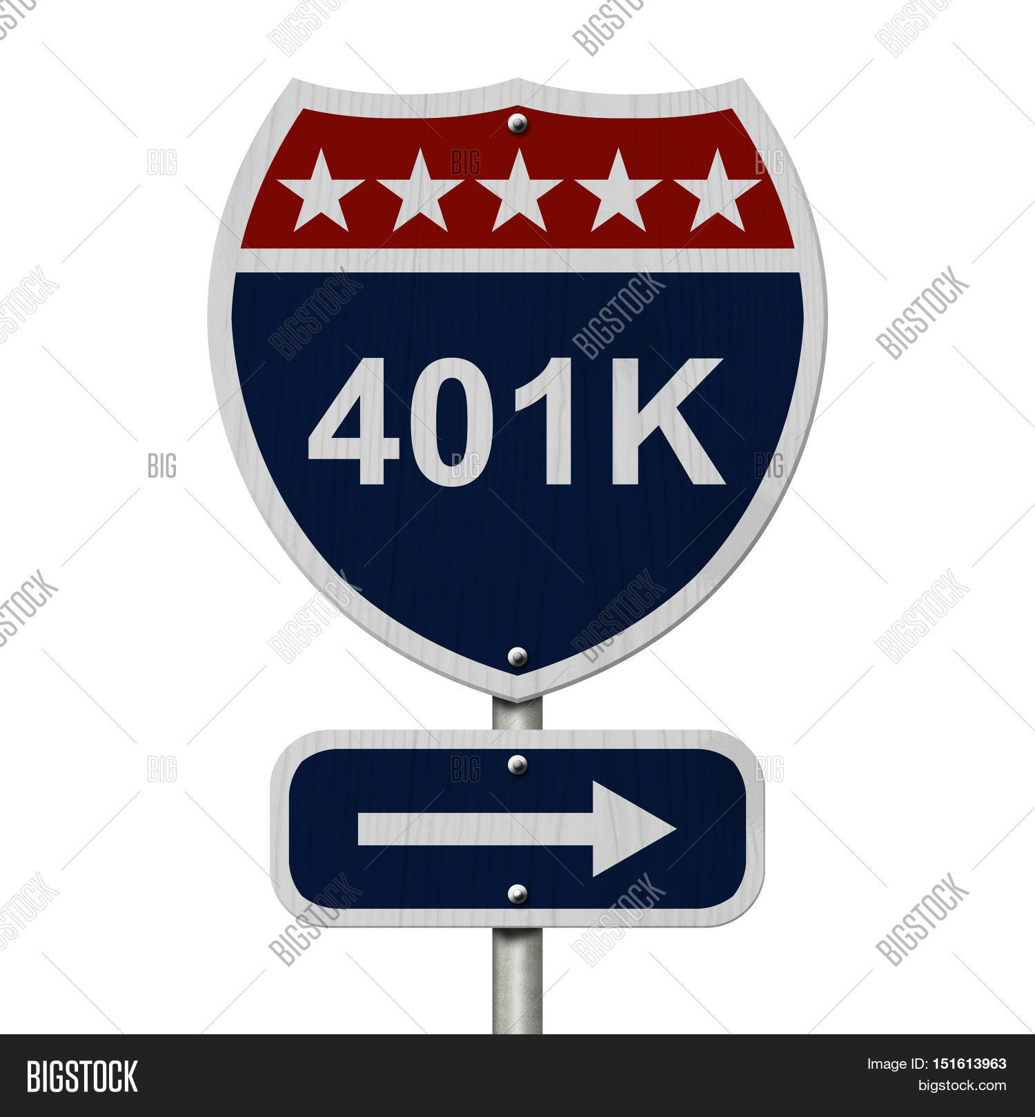 American 401K Highway Image & Photo (Free Trial) | Bigstock