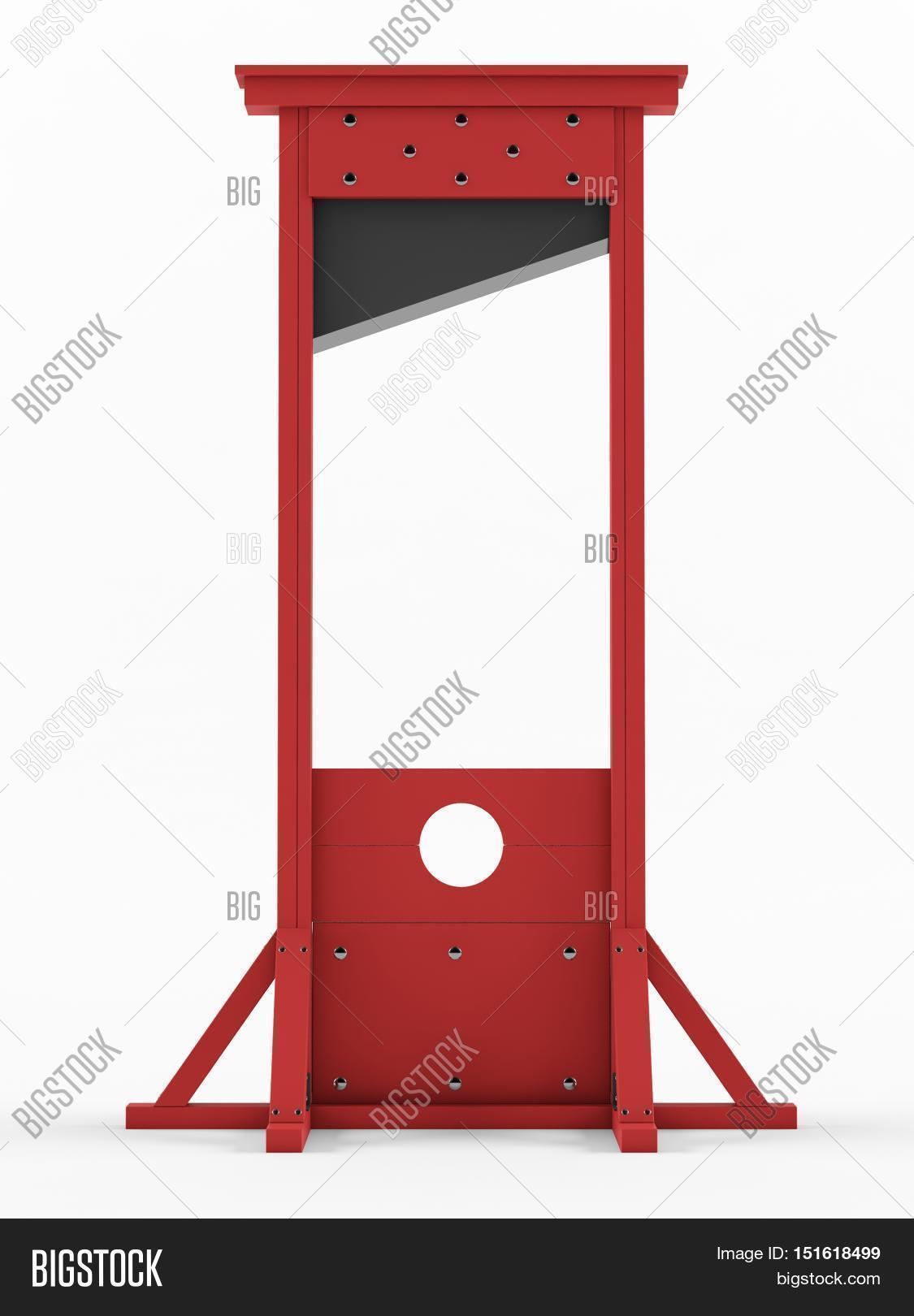 Guillotine On White Image & Photo (Free Trial) | Bigstock