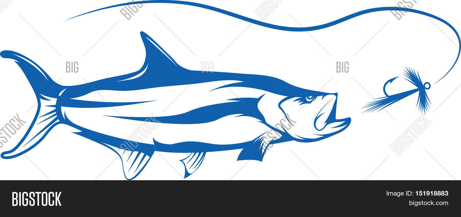 Tarpon Fish Lure Vector & Photo (Free Trial) | Bigstock