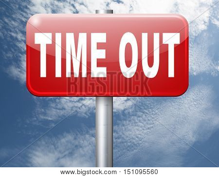 Time Out Take 图片和照片（免费试用） | Bigstock