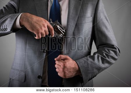 Man Pulling Out Gun Image & Photo (Free Trial) | Bigstock