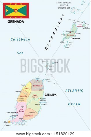Grenada Vector & Photo (Free Trial) | Bigstock