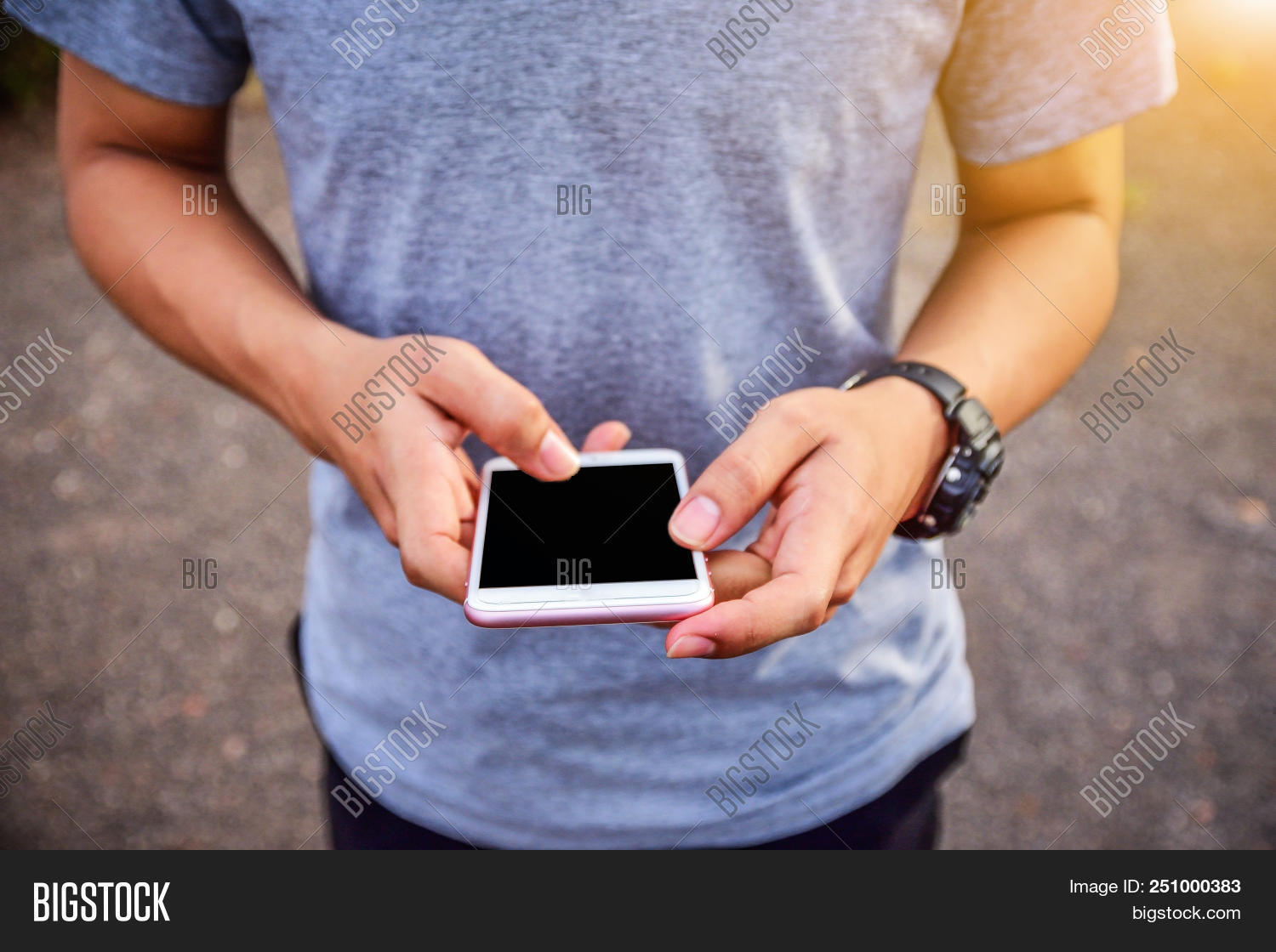 People Using Mobile Image & Photo (Free Trial) | Bigstock