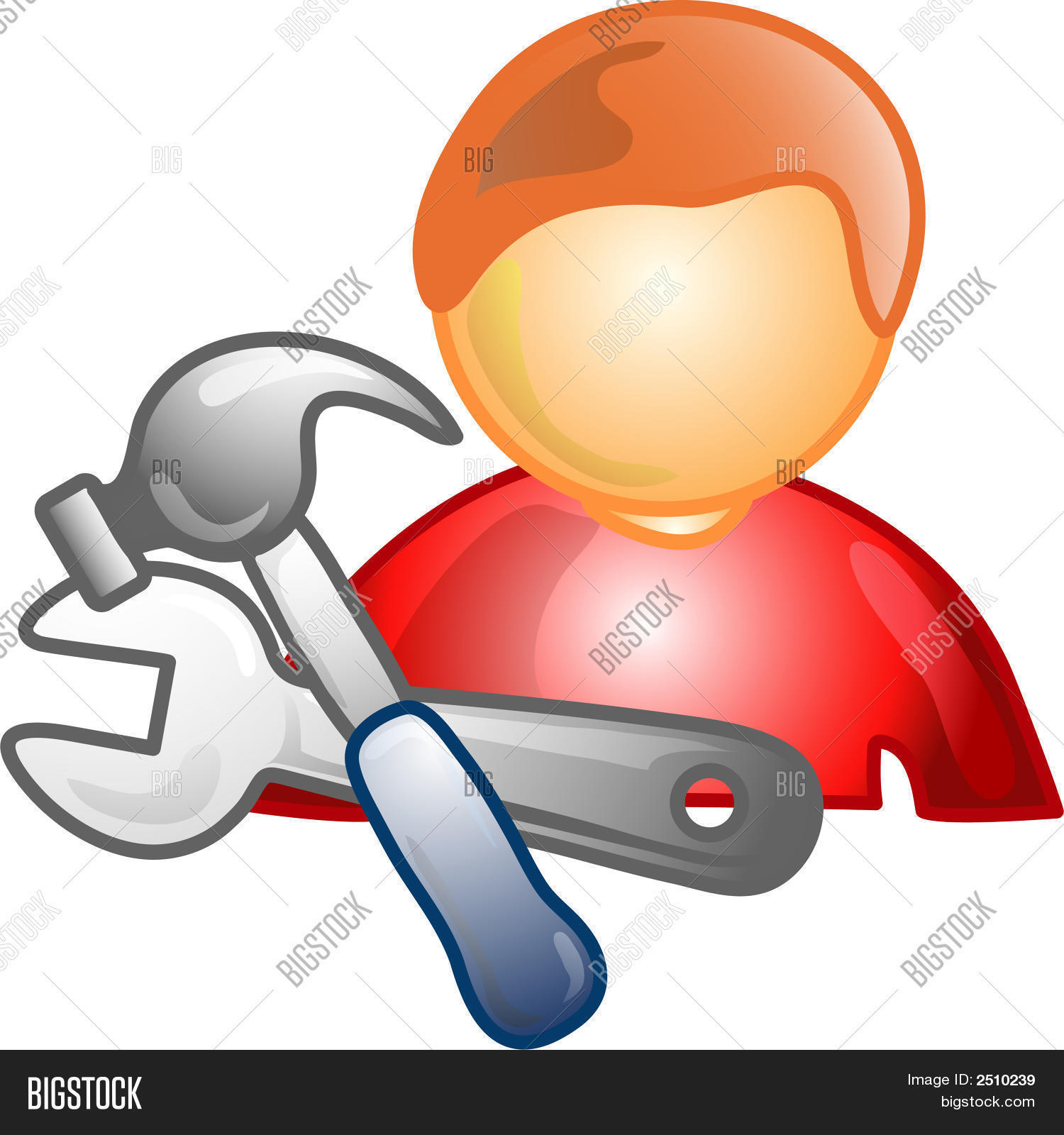 Repairman Career Icon Image & Photo (Free Trial) | Bigstock