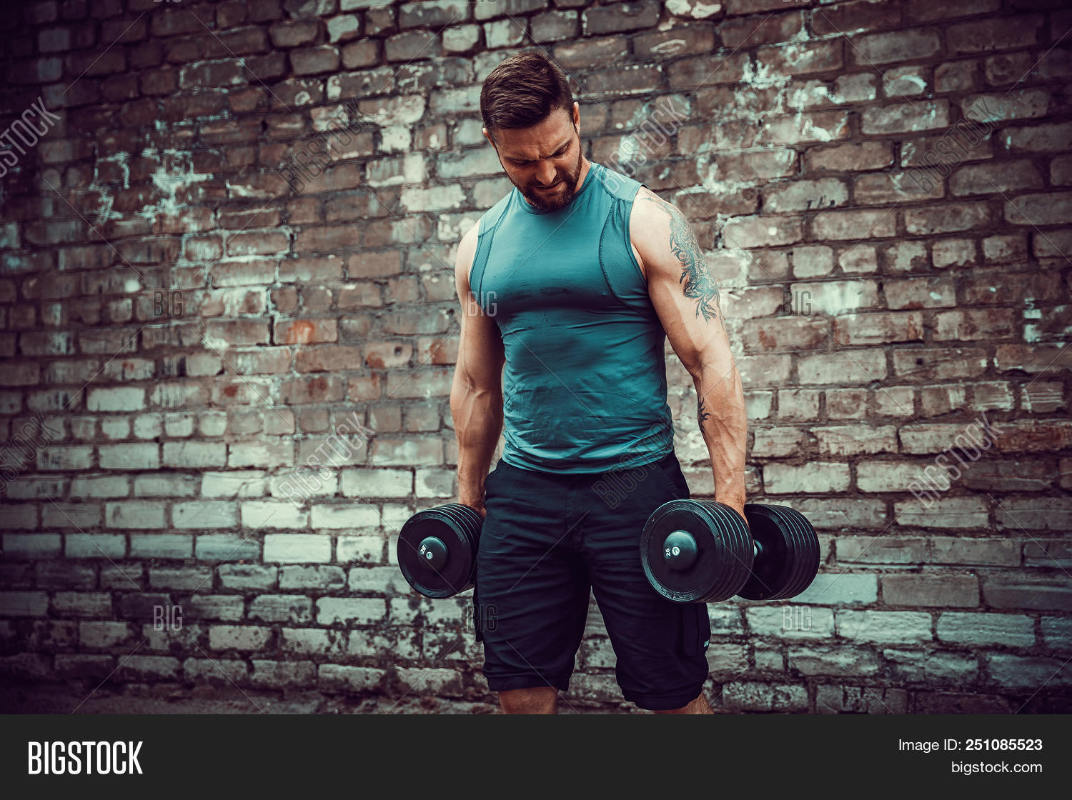 Athletic Man Working Image & Photo (Free Trial) | Bigstock