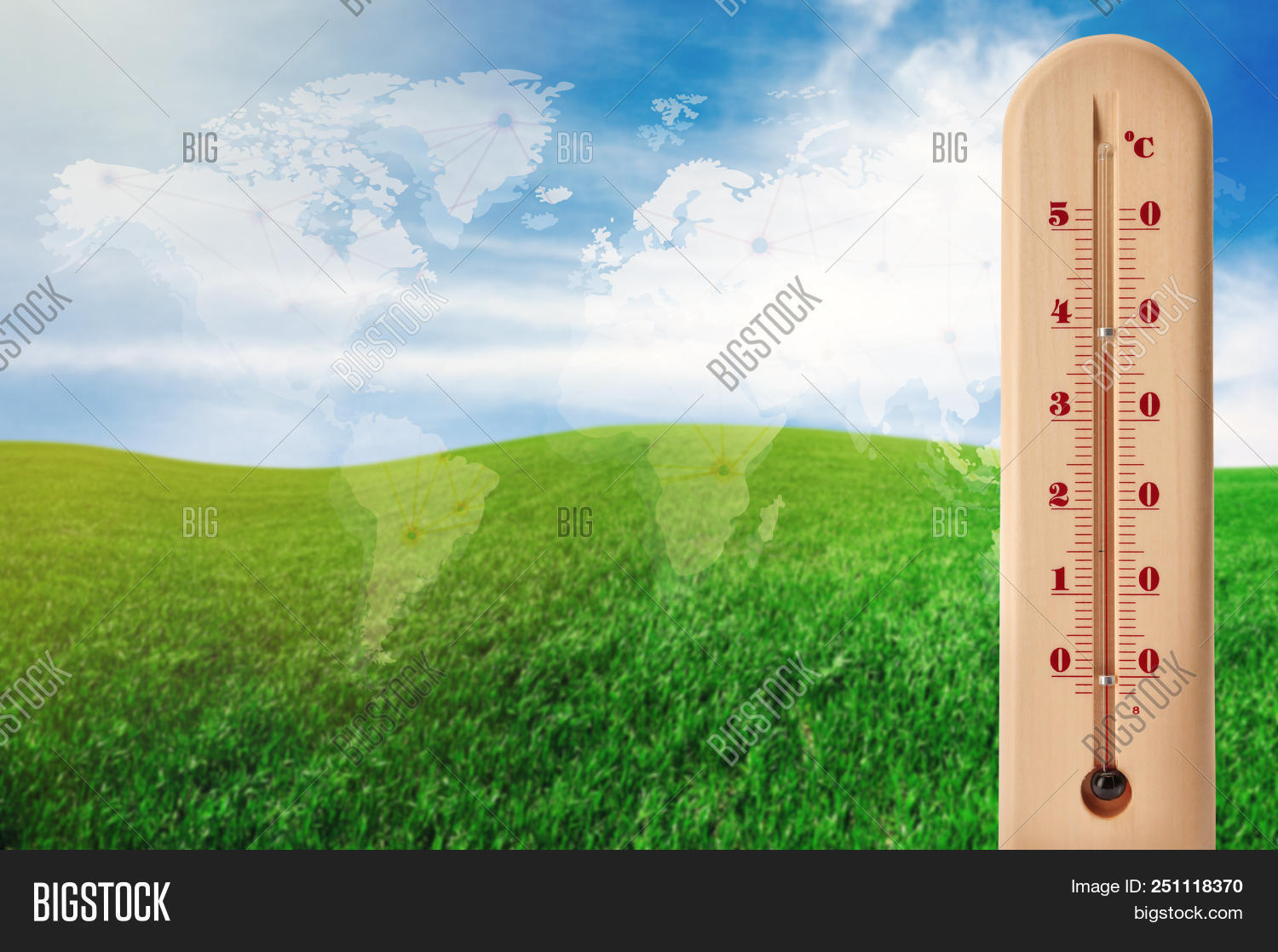 World Map Thermometer Image & Photo (Free Trial) | Bigstock