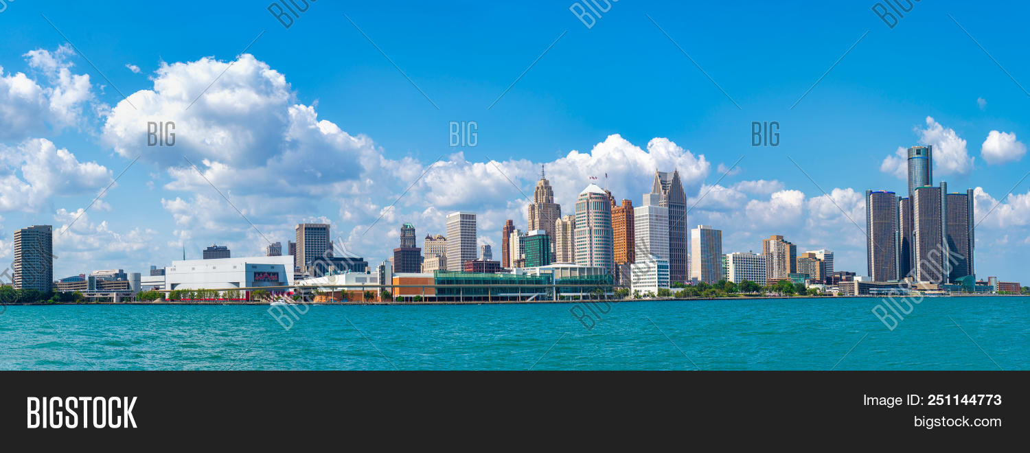 Panoramic View Detroit Image & Photo (Free Trial) | Bigstock