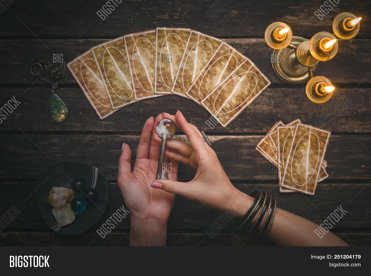 Tarot Cards On Fortune Image & Photo (Free Trial) | Bigstock