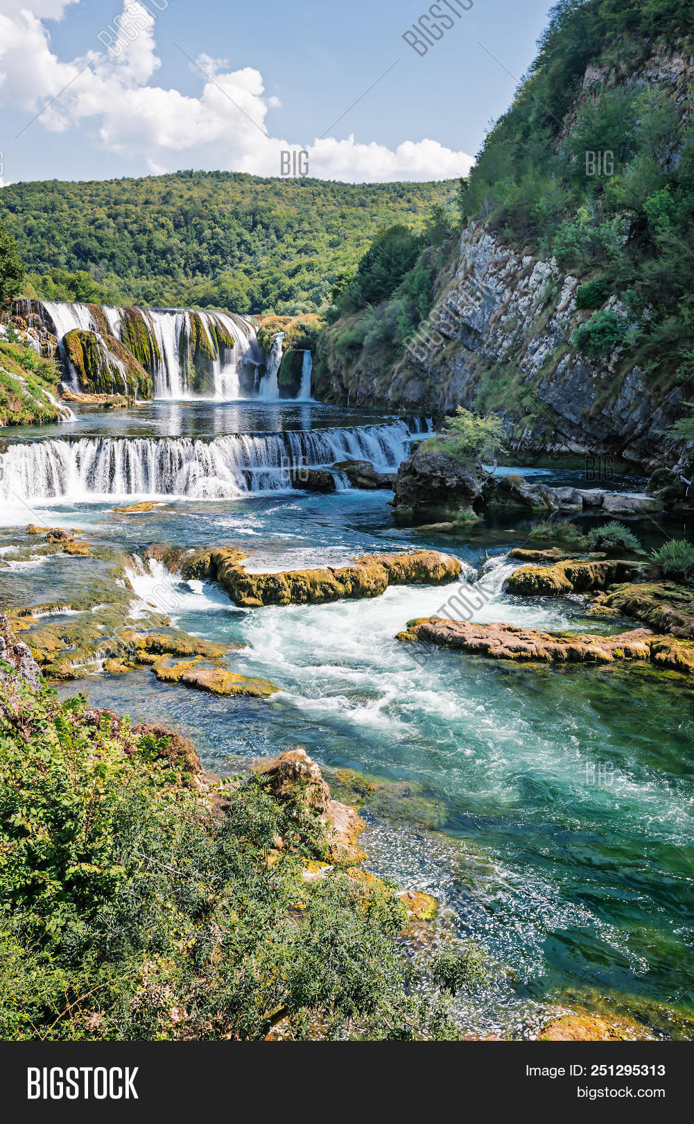 Strbacki Buk Waterfall Image & Photo (Free Trial) | Bigstock