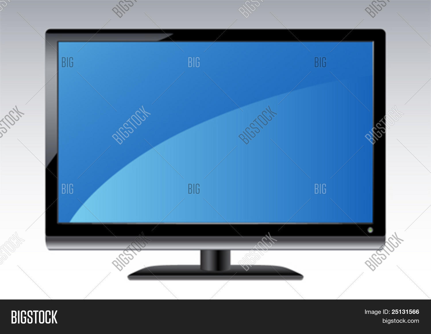 Plasma LCD HDTV Vector & Photo (Free Trial) | Bigstock