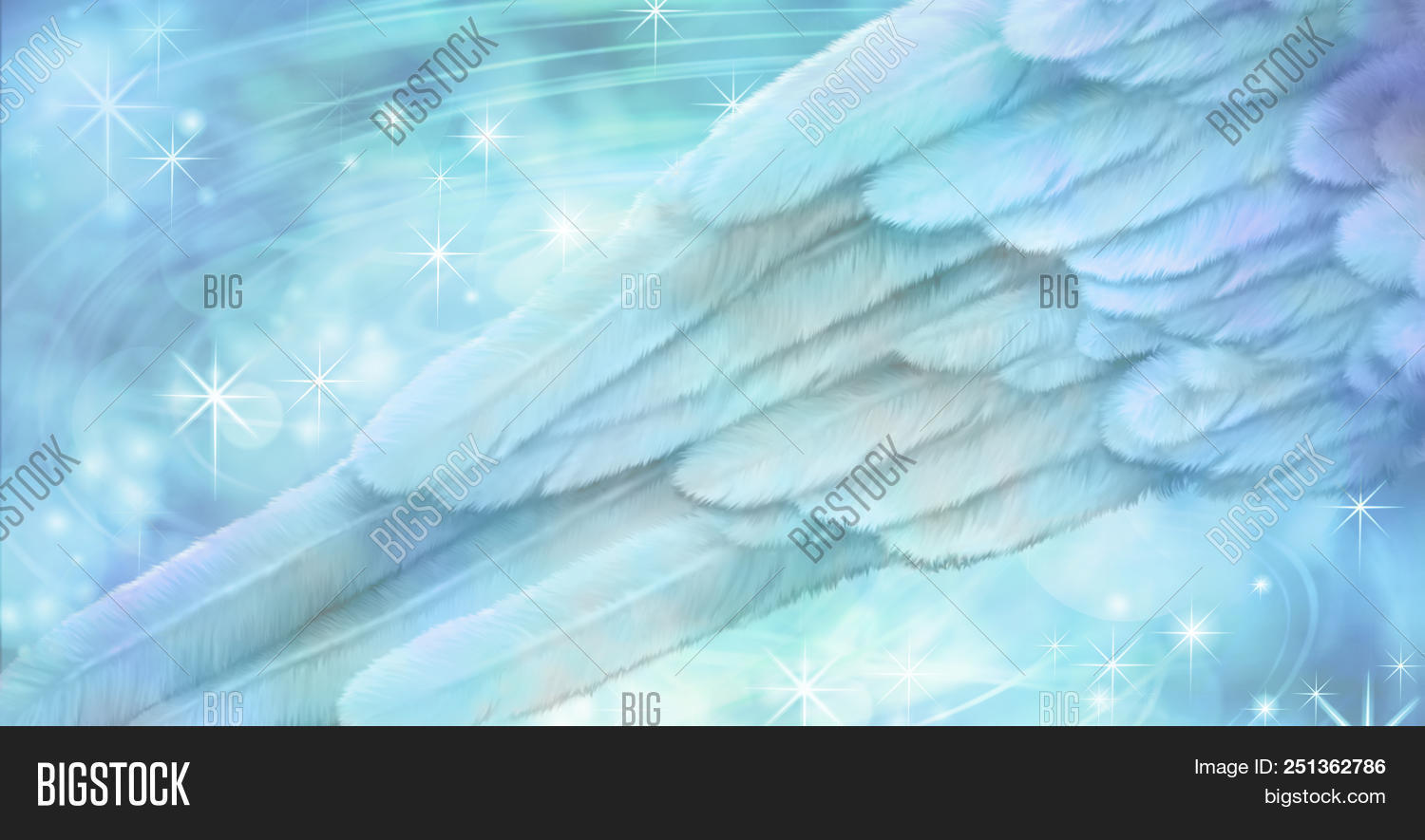 Blue Angel Wing Image & Photo (Free Trial) | Bigstock