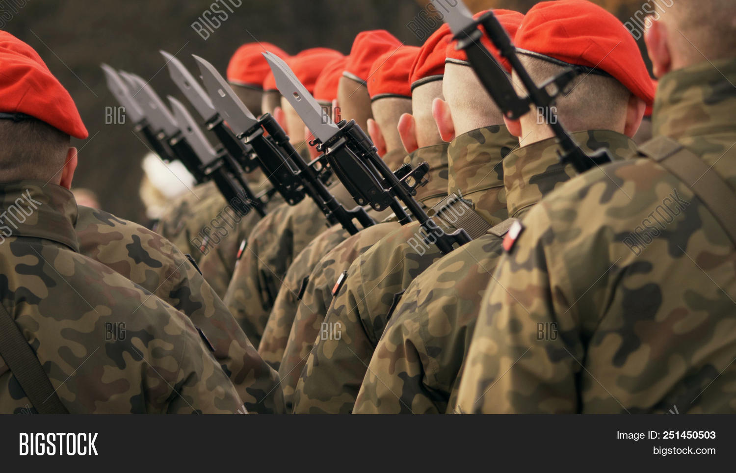Soldiers Red Berets Image & Photo (Free Trial) | Bigstock