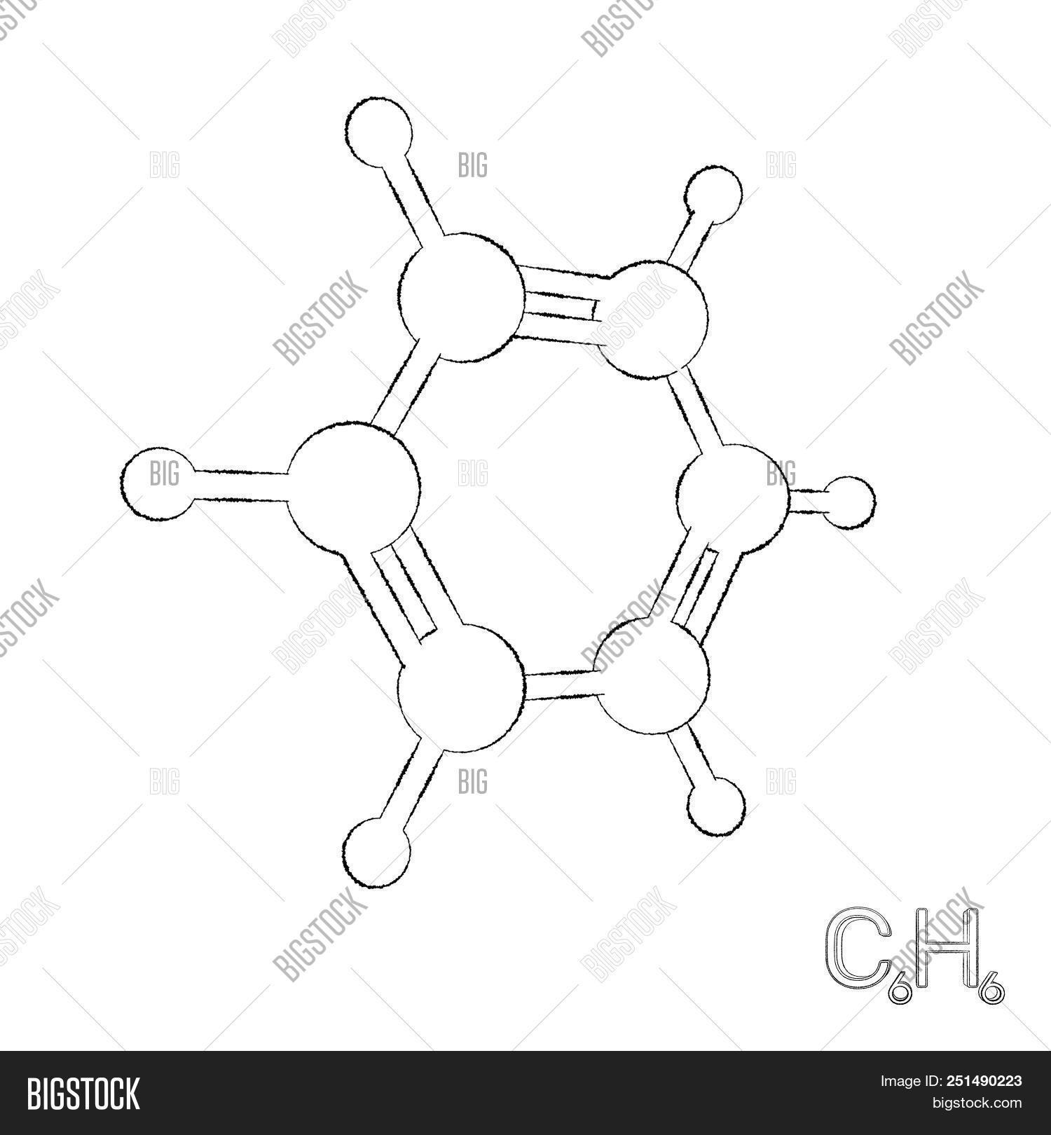Benzene Model Molecule Image & Photo (Free Trial) | Bigstock