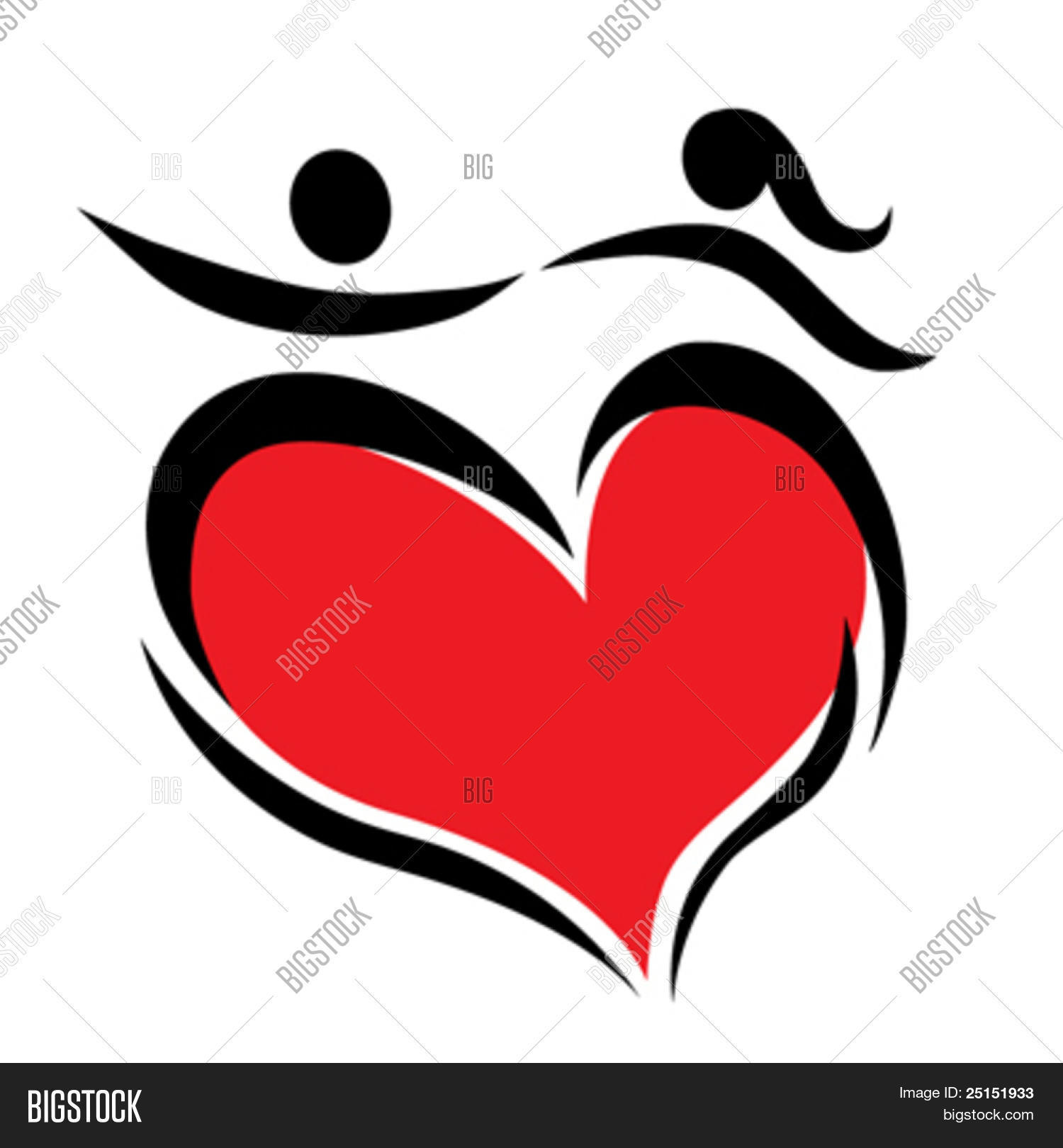 Symbol Couple Love Vector & Photo (Free Trial) | Bigstock