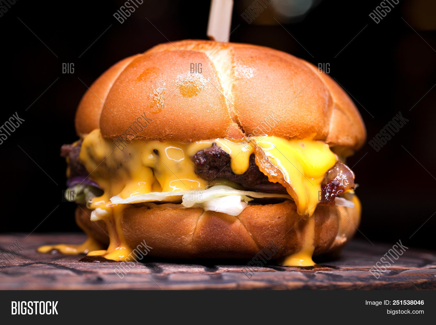 Burger Melted Cheese Image & Photo (Free Trial) | Bigstock