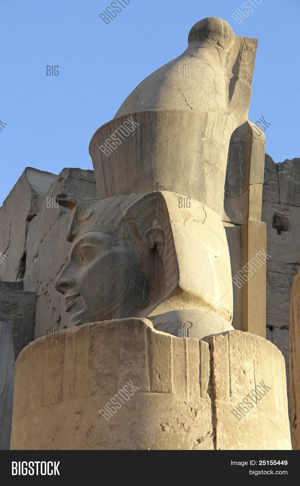 Statue Detail Luxor Image & Photo (Free Trial) | Bigstock