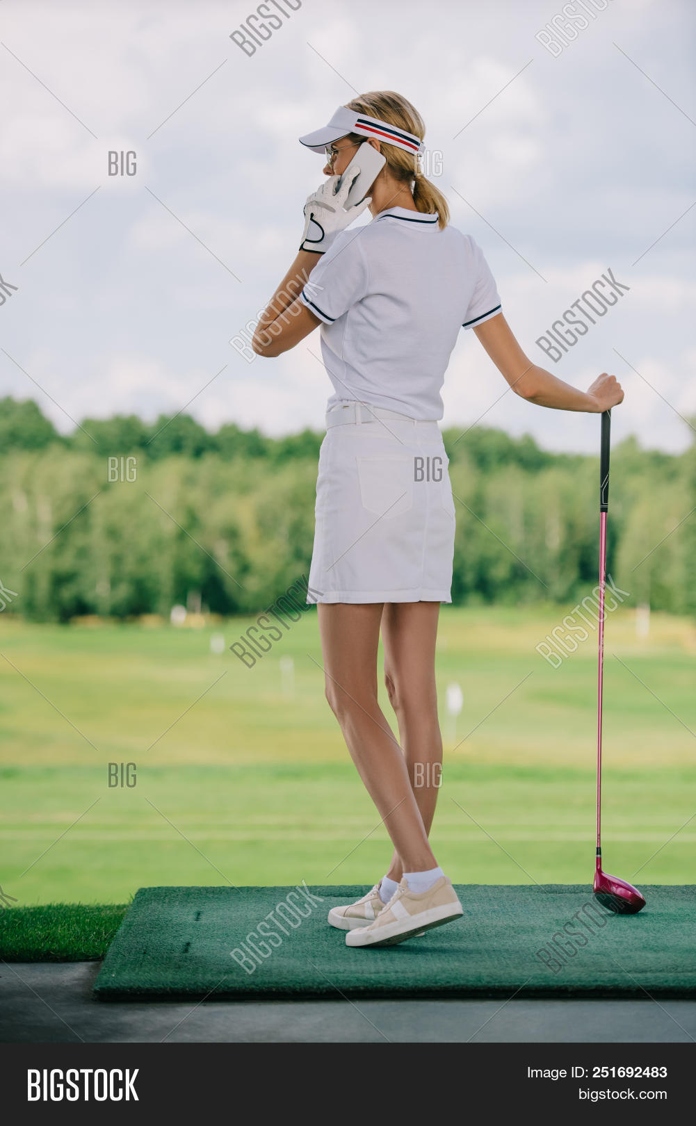 Side View Female Golf Image & Photo (Free Trial) | Bigstock