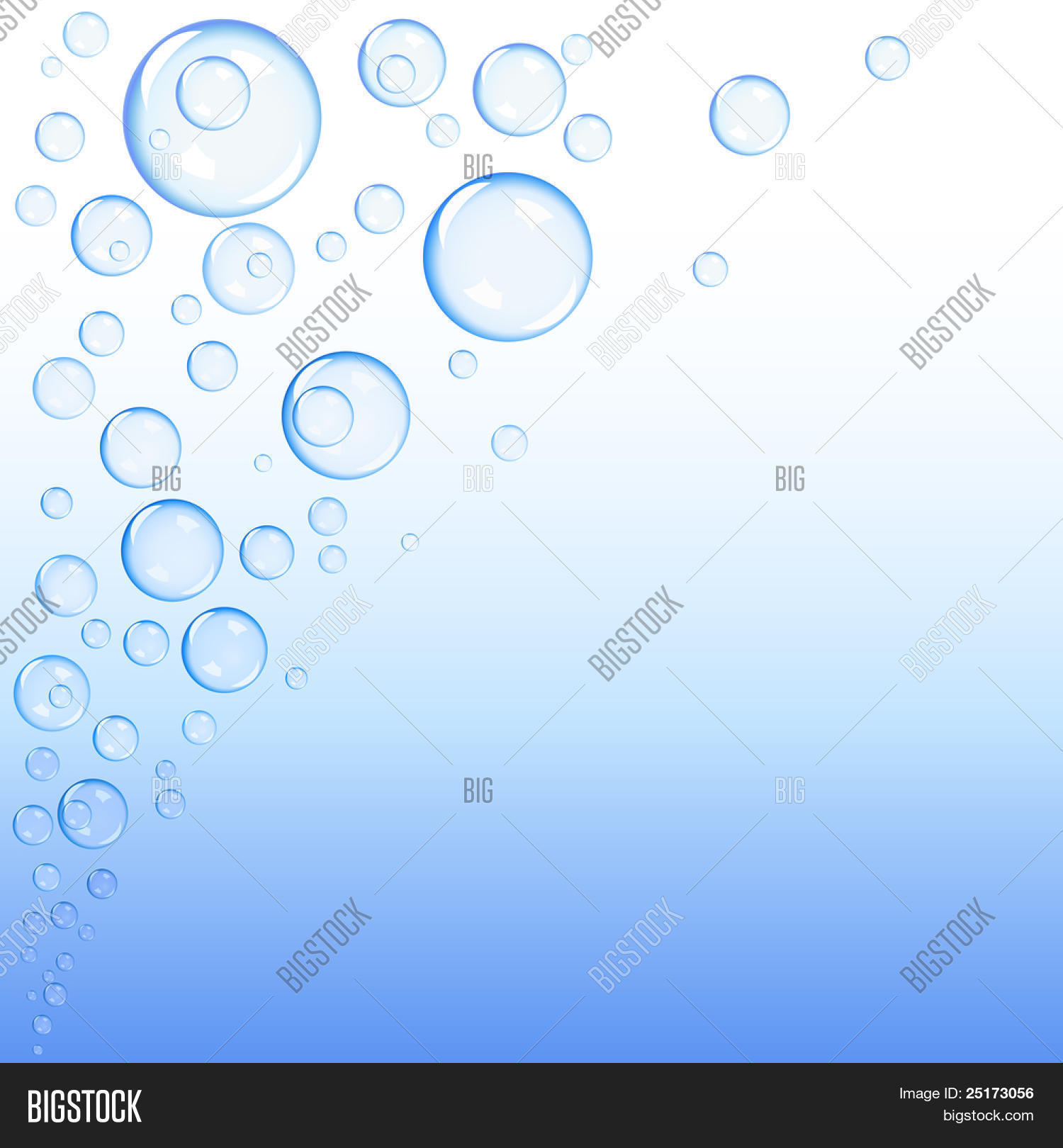 Blue Bubbles Gradient Vector & Photo (Free Trial) | Bigstock
