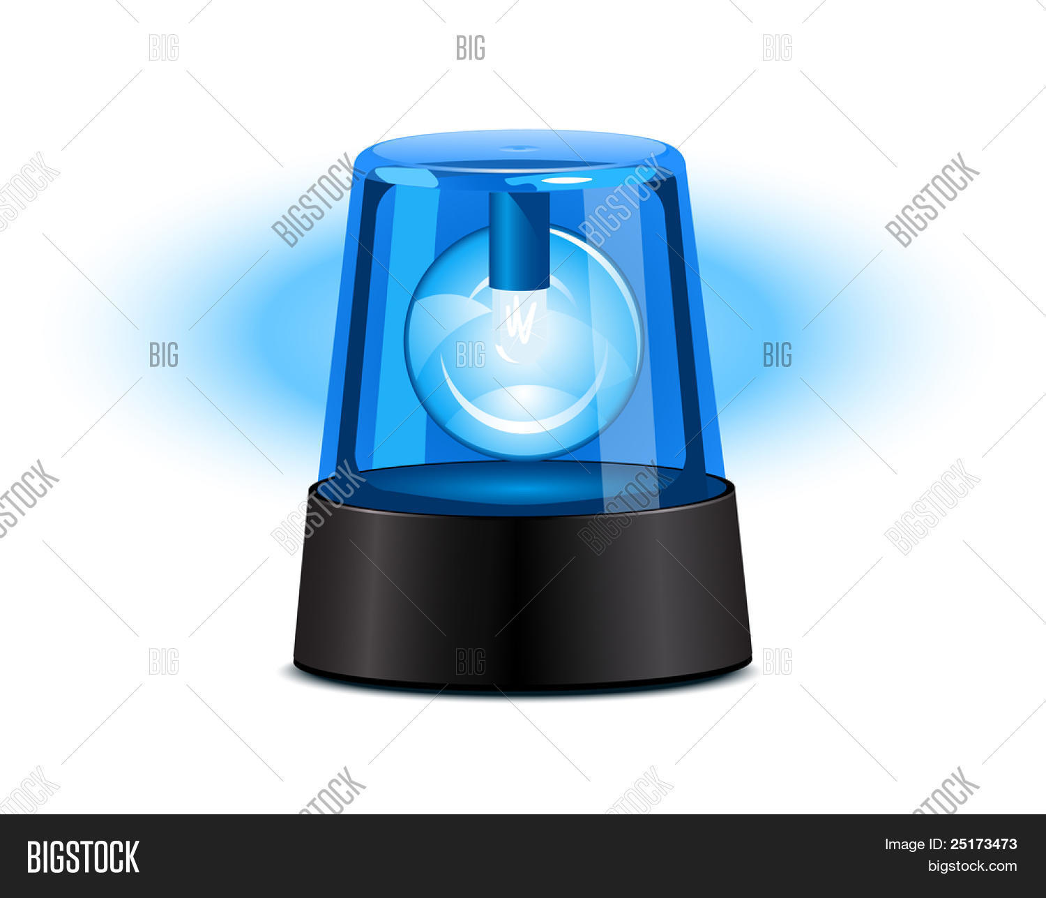 Blue Flashing Light Image & Photo (Free Trial) | Bigstock