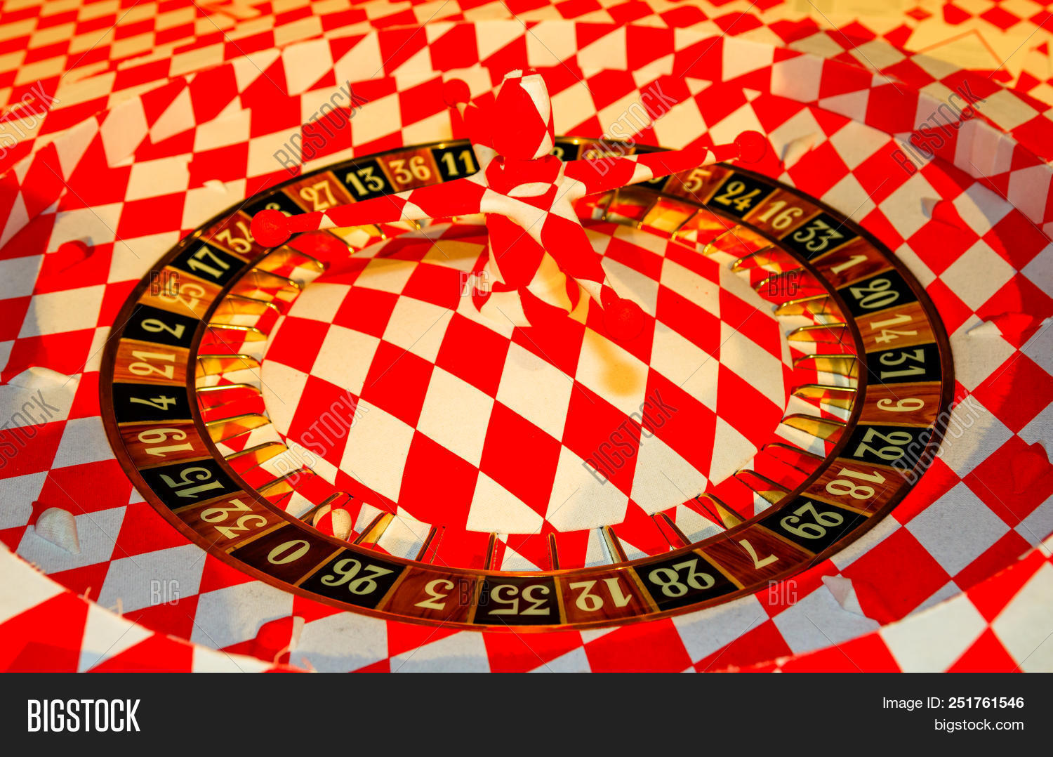 Roulette Wheel On Red Image & Photo (Free Trial) | Bigstock