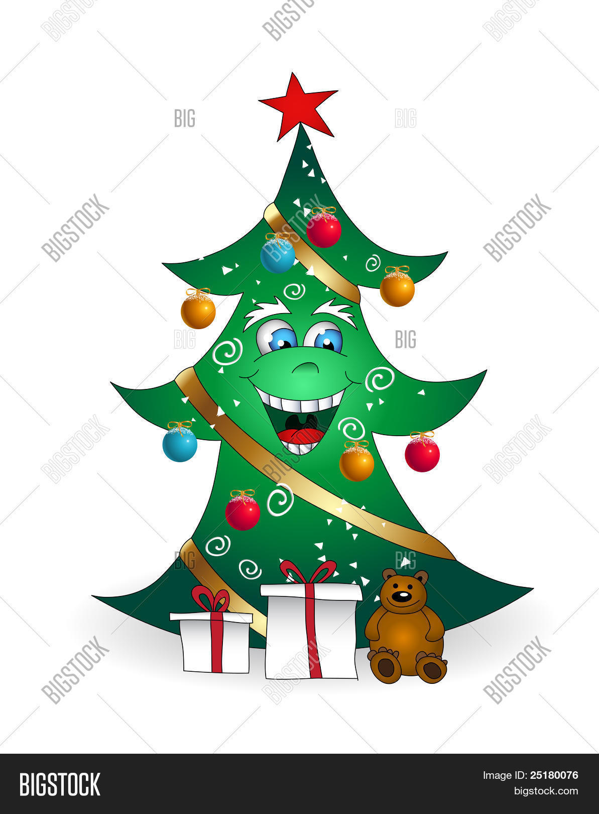 Juletre Vektor Bakgrunn Trær Og Snøfnuggprikker Sømløs Design Med