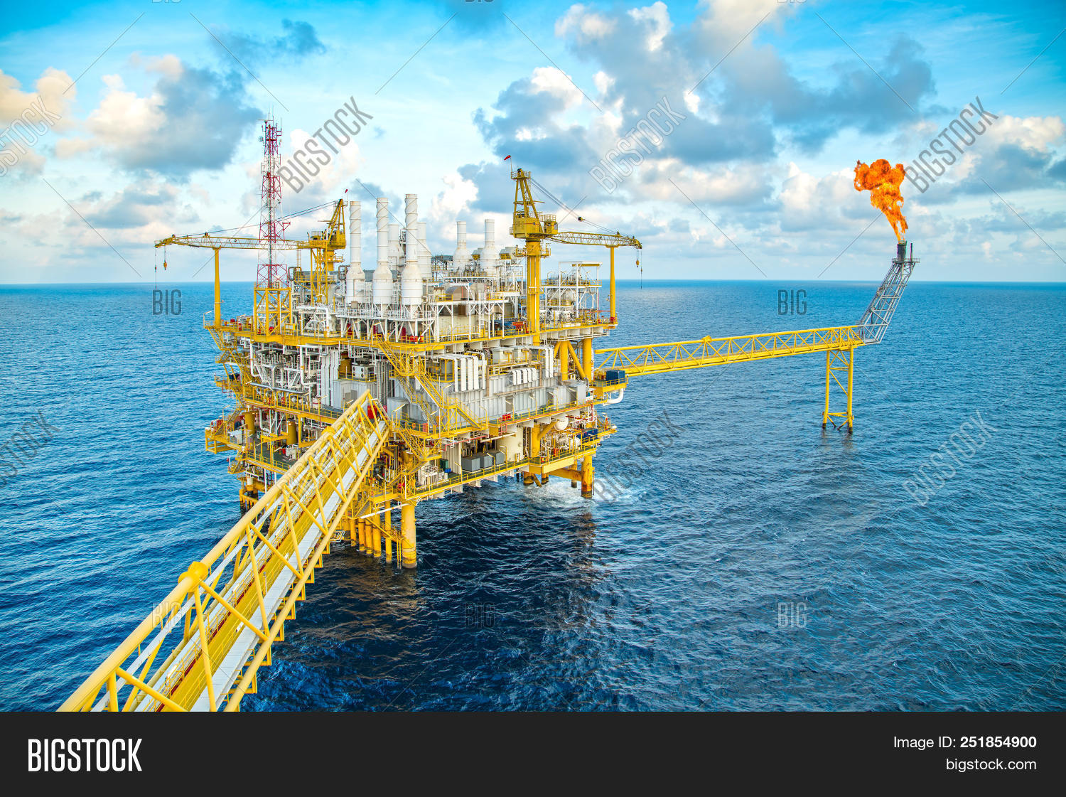 Offshore Oil Gas Image & Photo (Free Trial) | Bigstock