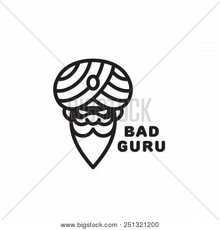 Bad Guru Logo Vector & Photo (Free Trial) | Bigstock