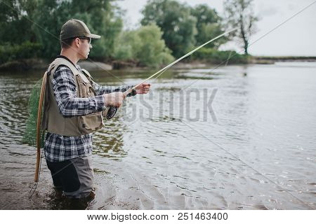 Fishing Back Images, Illustrations & Vectors (Free) - Bigstock