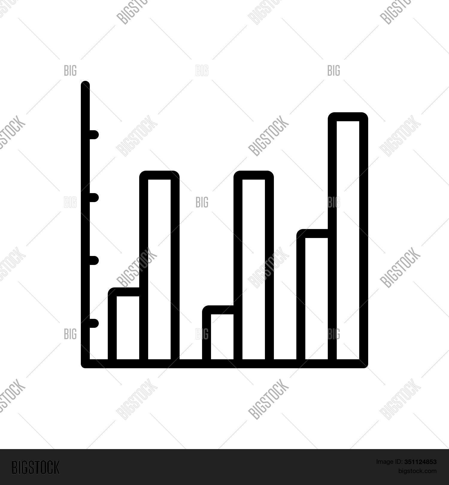 Black Line Icon Bar- Vector & Photo (Free Trial) | Bigstock