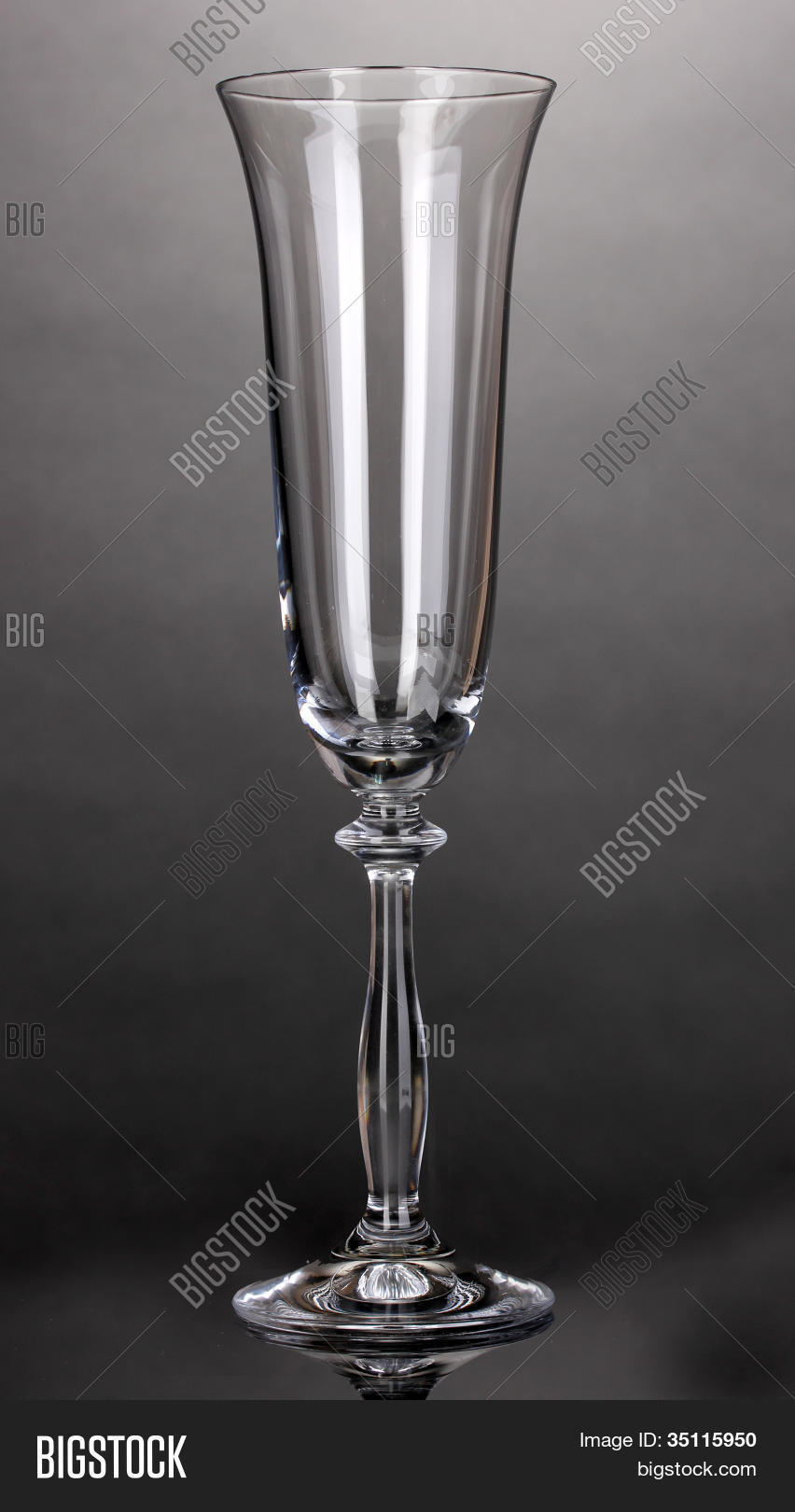 Empty Glass Champagne Image & Photo (Free Trial) | Bigstock