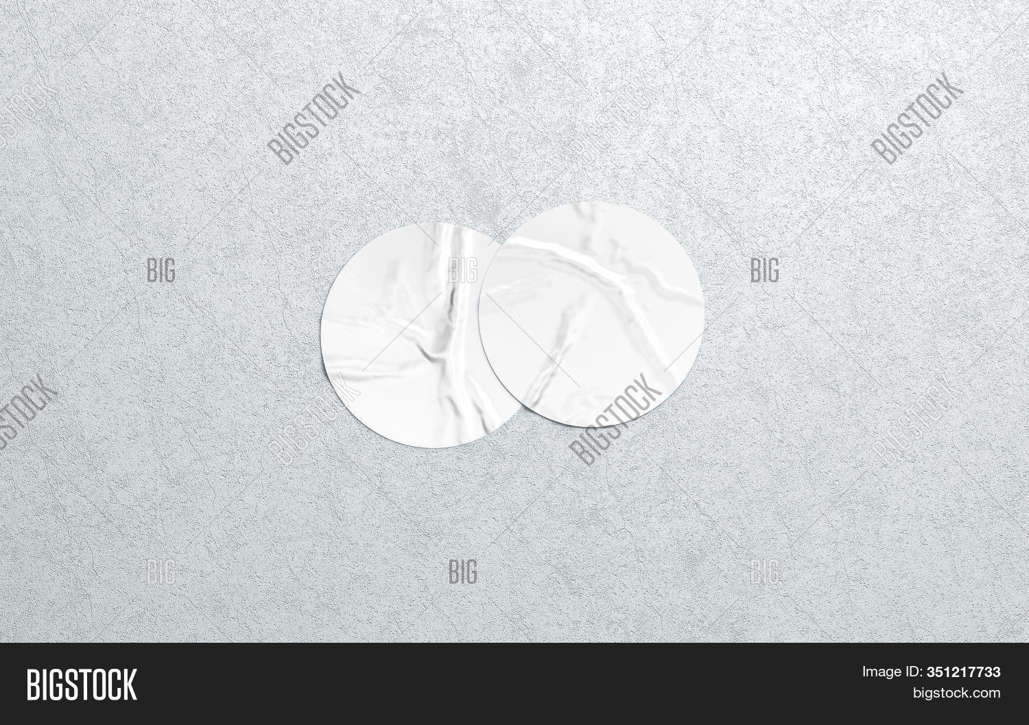 Blank Two White Round Image & Photo (Free Trial) | Bigstock