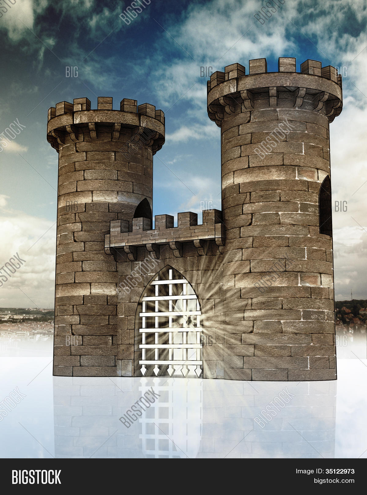 Medieval Gate Closed Image & Photo (Free Trial) | Bigstock