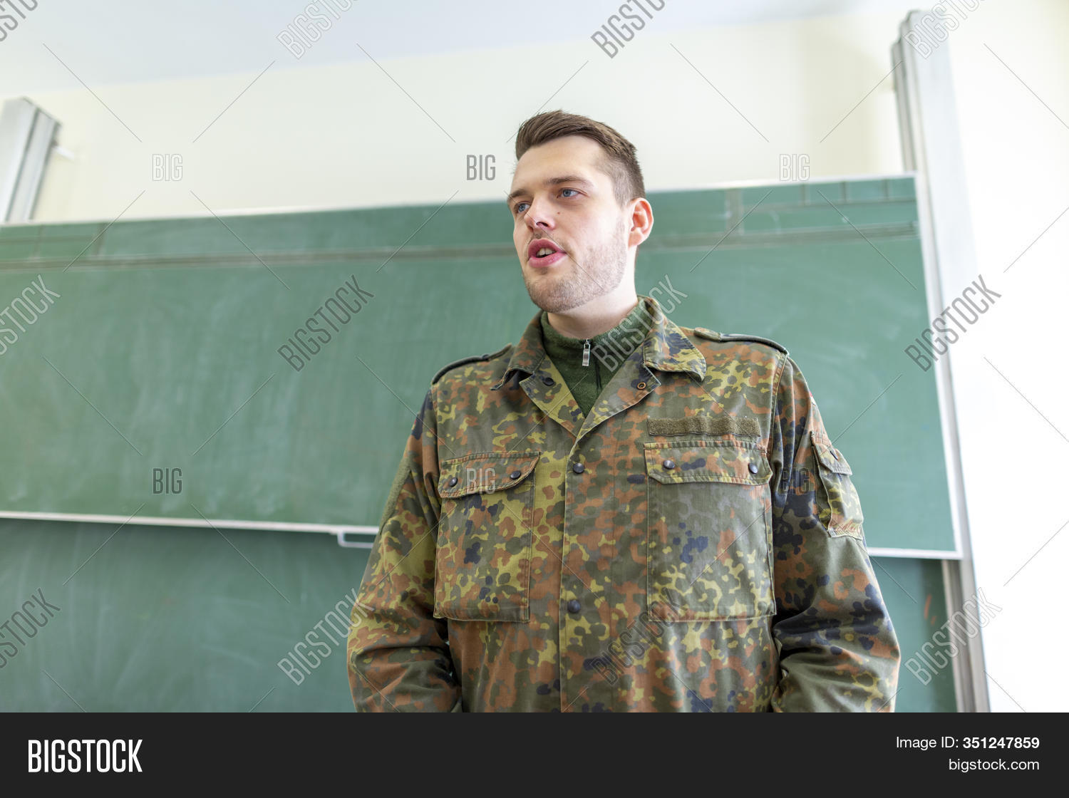 German Soldier Stands Image & Photo (Free Trial) | Bigstock