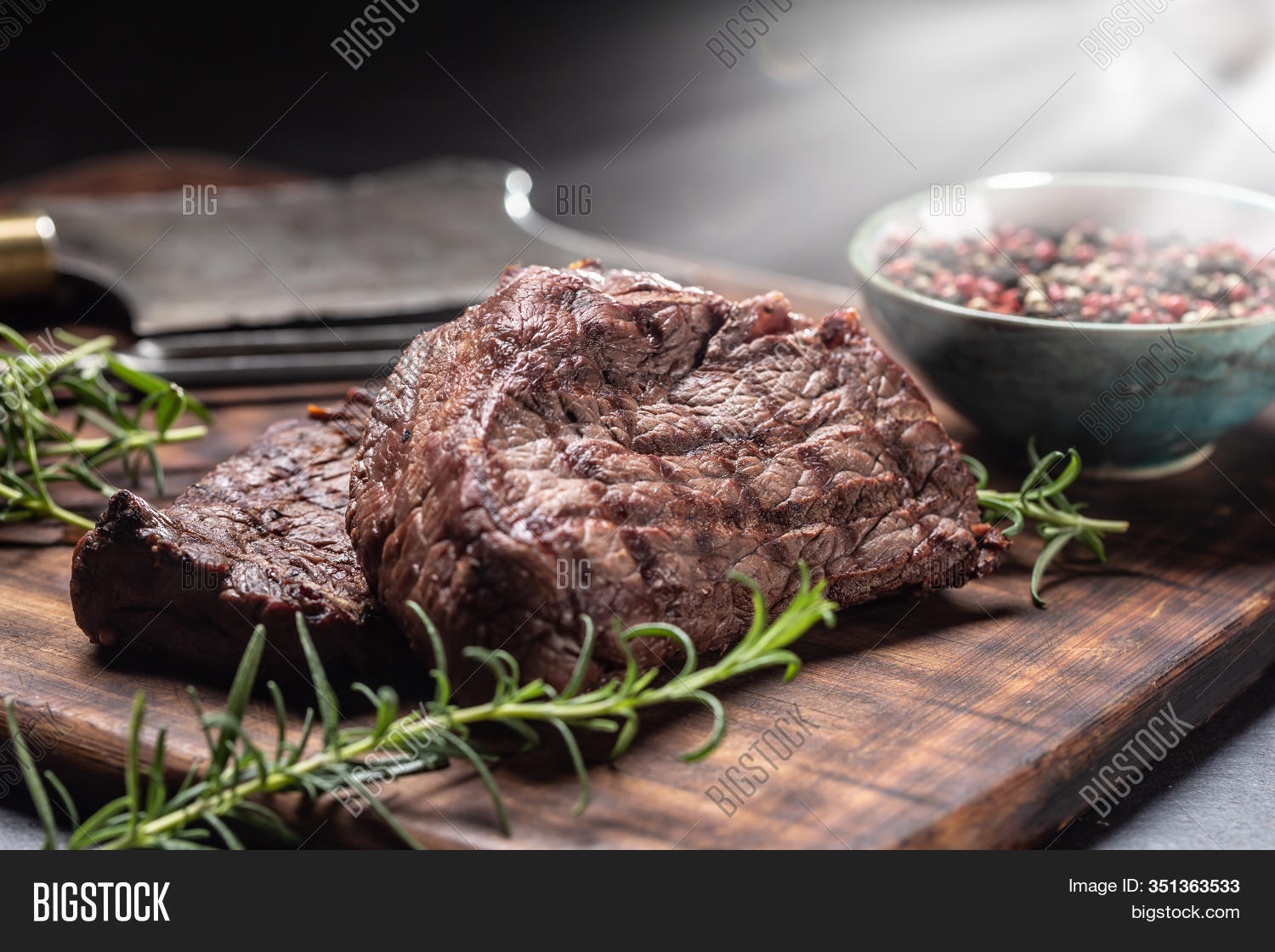 Two Beef Rump Steaks Image & Photo (Free Trial) | Bigstock