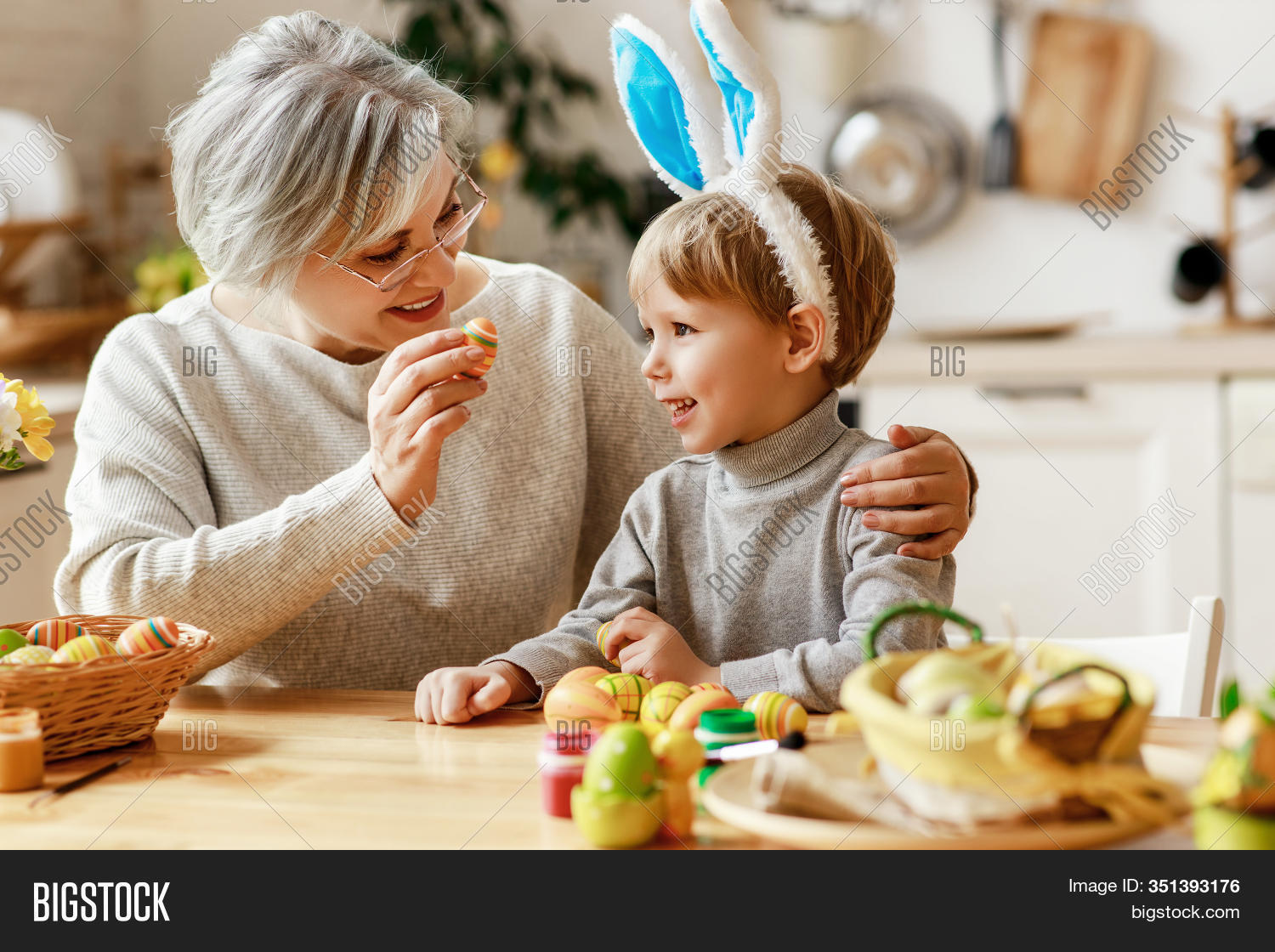 Happy Easter! Family Image & Photo (Free Trial) | Bigstock