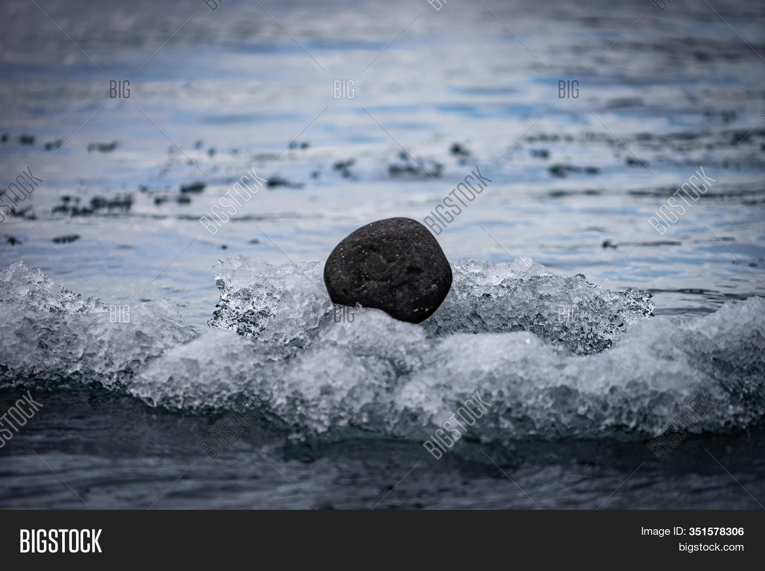 Small Round Black Rock Image & Photo (Free Trial) | Bigstock