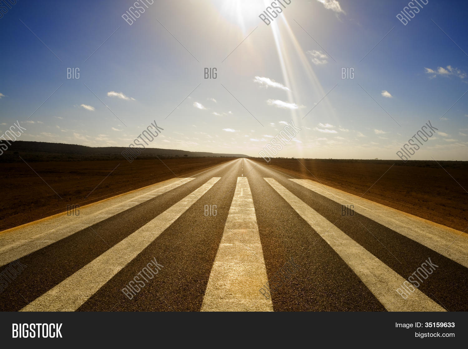 Long Straight Road Image & Photo (Free Trial) | Bigstock