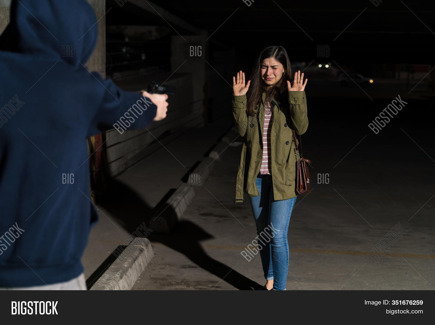 Scared Female Victim Image & Photo (Free Trial) | Bigstock